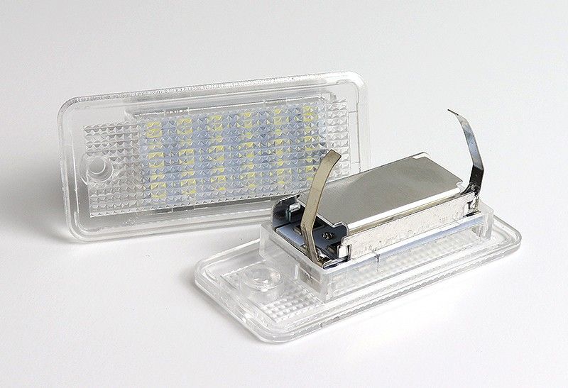 For Audi A3 A4 A6 S6 A8 18-SMD LED 6000K Xenon White License Plate Lights Lamps -(4-PZ010 for ...