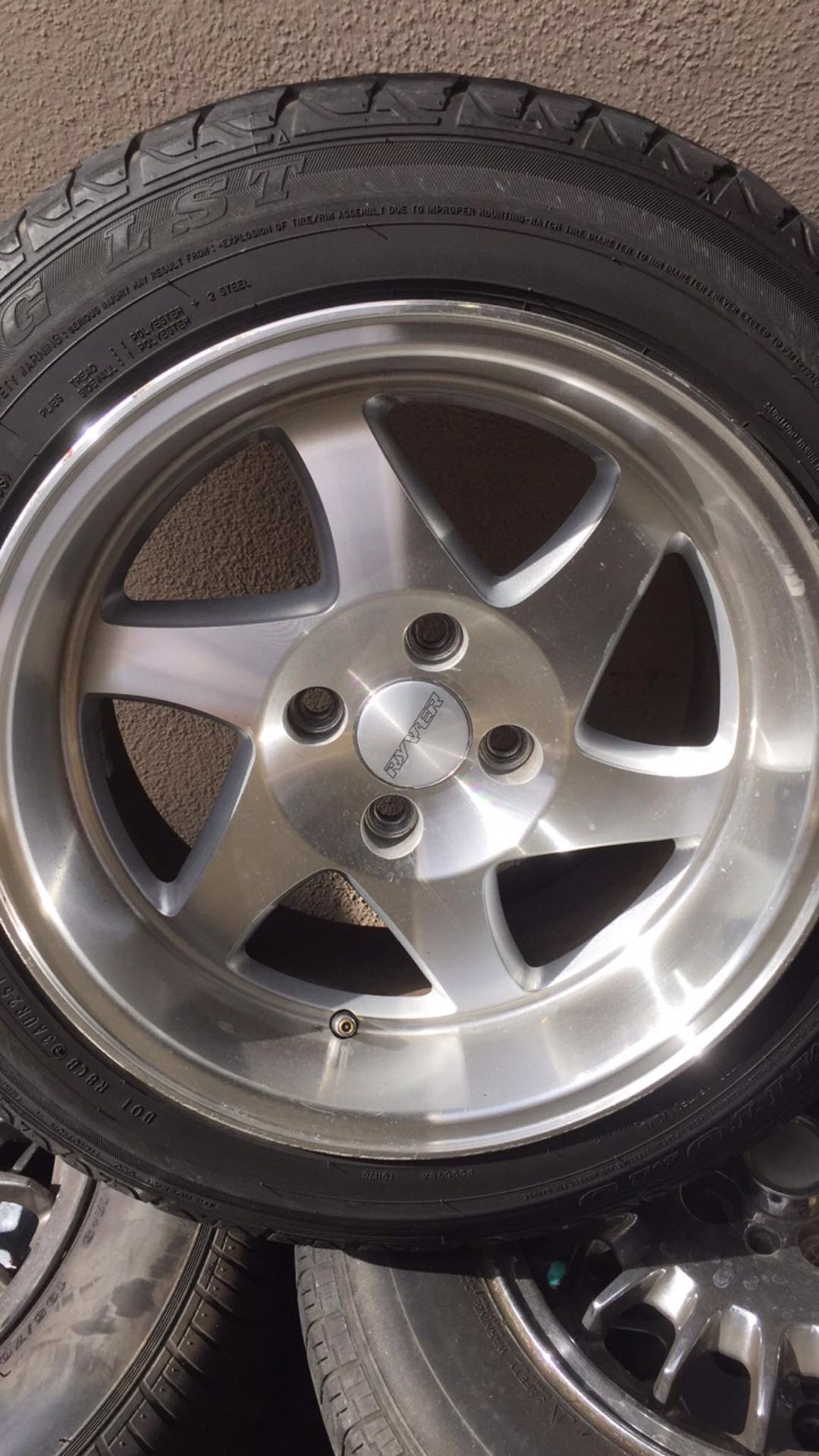 Ryver polish wheels 4x100 for Sale in Anaheim, CA - OfferUp