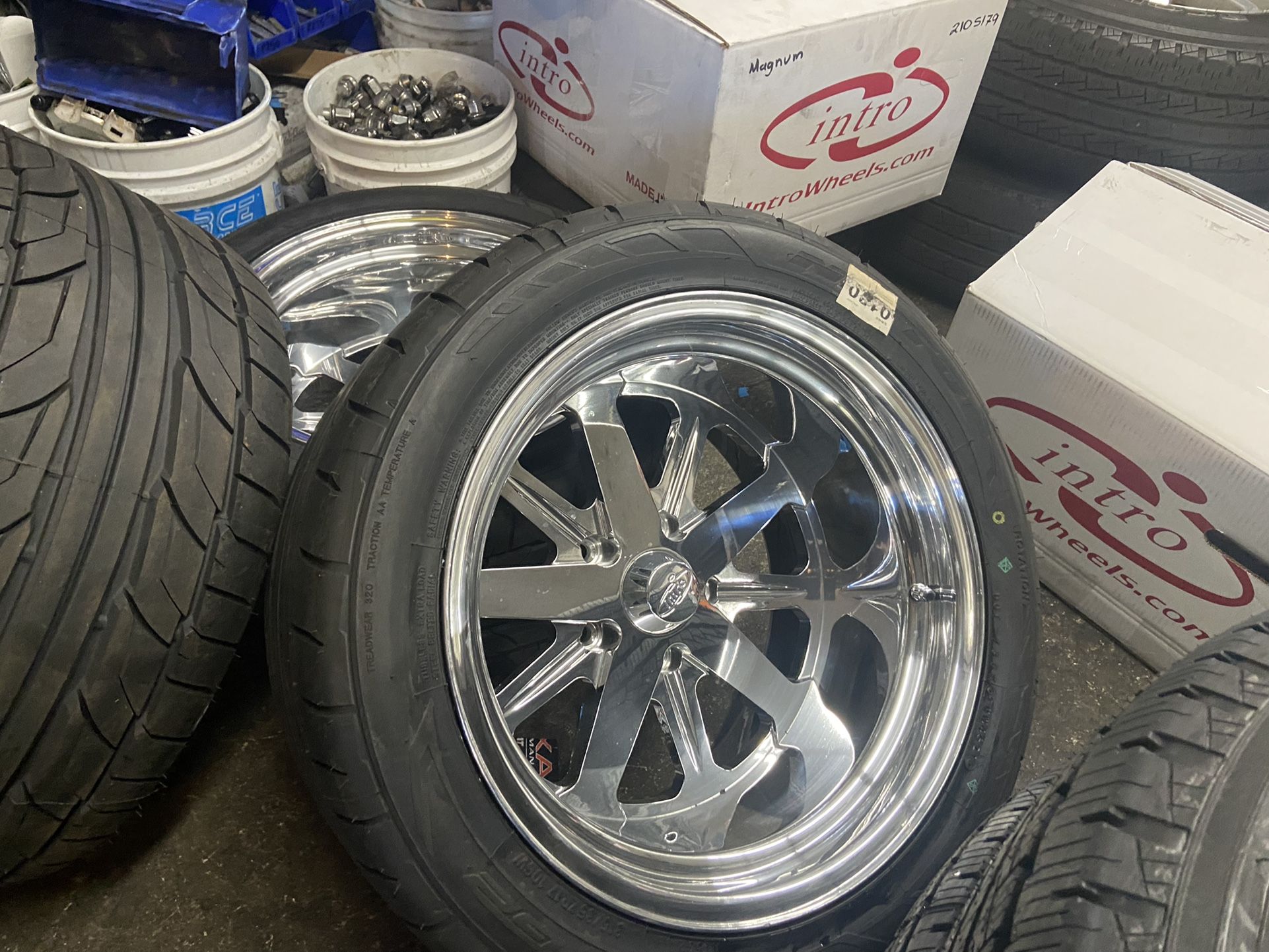 210 Chevy With Intro Wheels