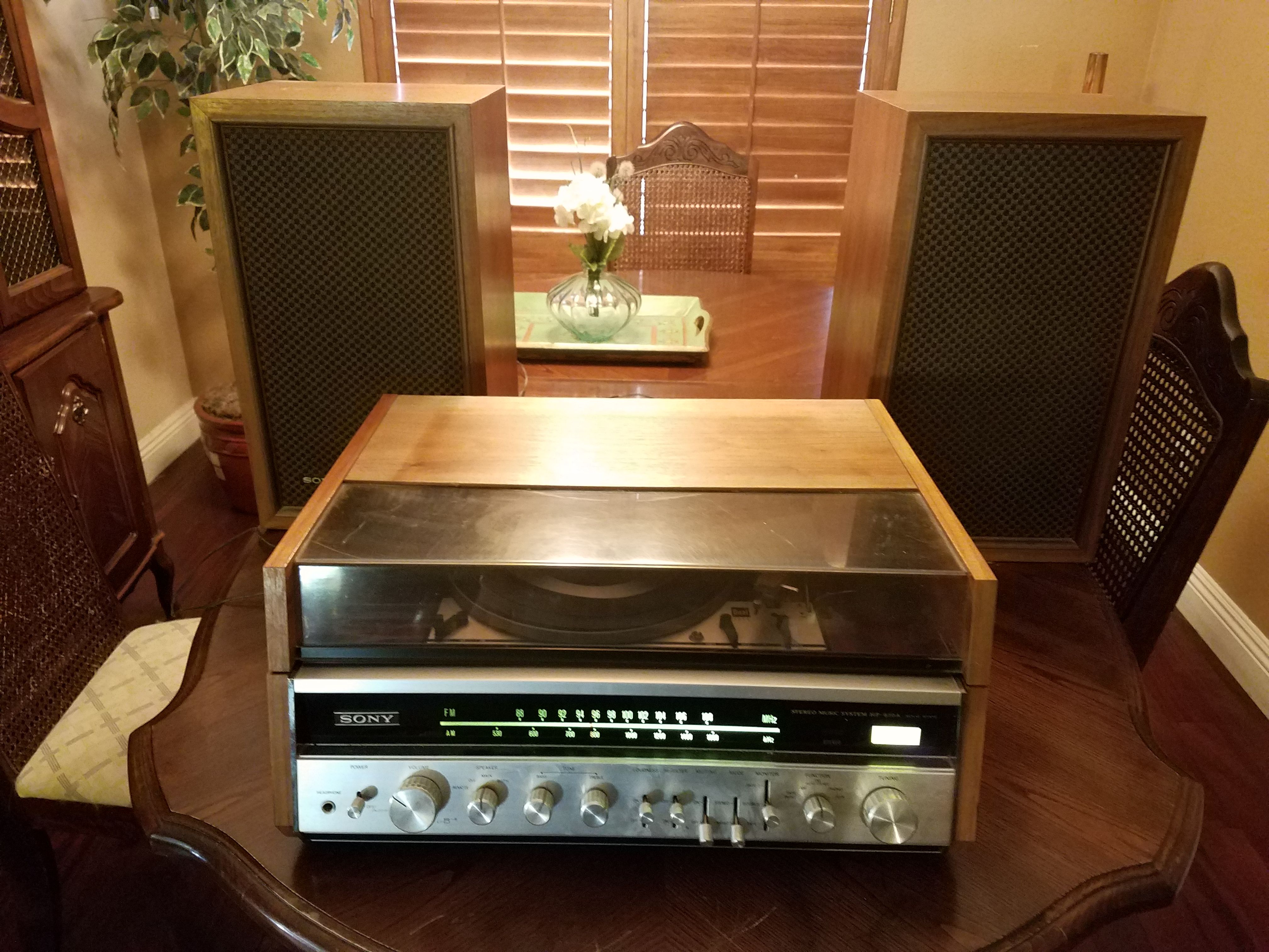 1971 Sony HP-610A Stereo and German Dual 1211 turntable for Sale in ...