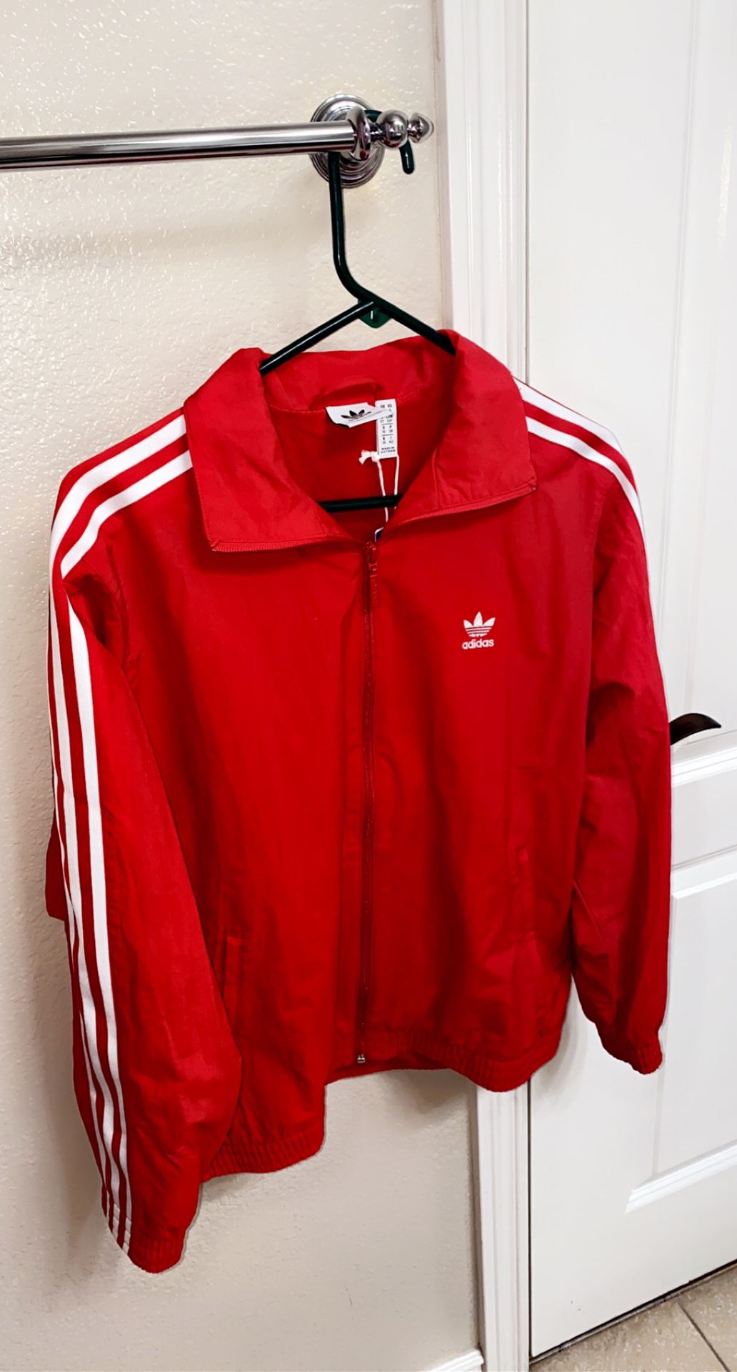 red zip up adidias track jacket for Sale in Chula Vista, CA - OfferUp