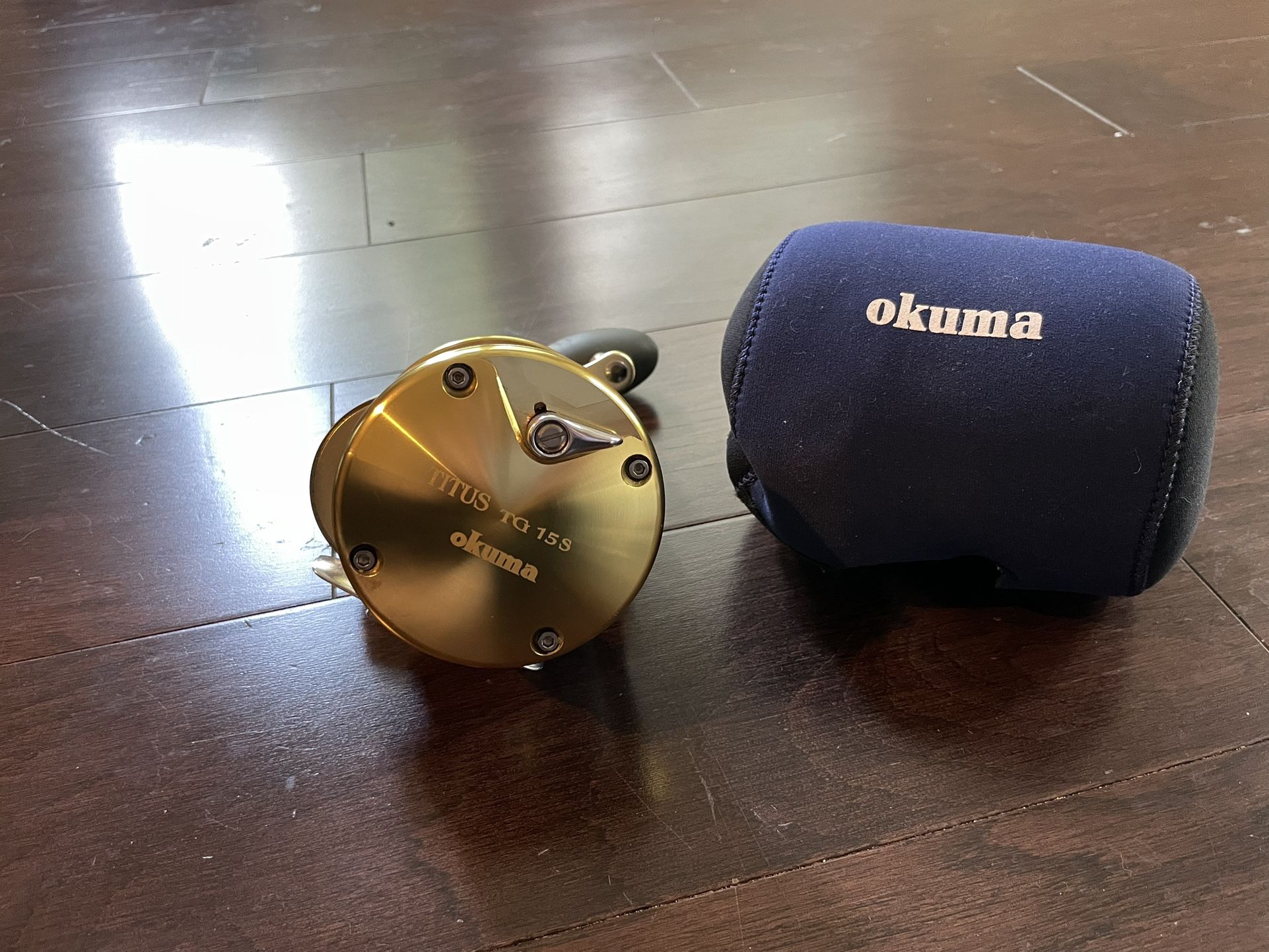 Okuma Titus Gold TG 15S Reel for Sale in Charlotte, NC - OfferUp