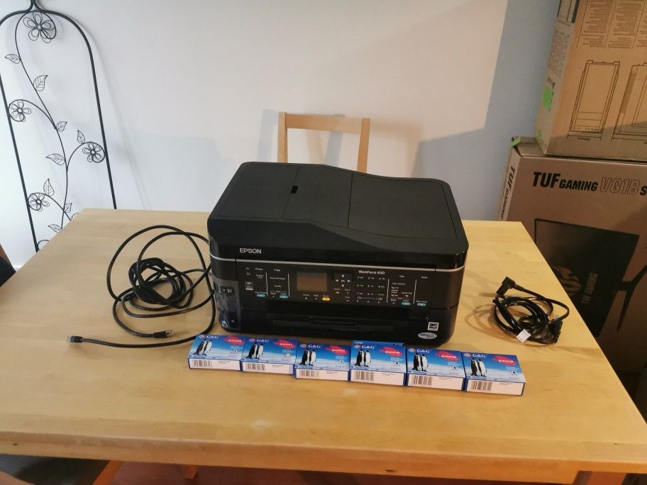 EPSON WorkForce 630 Printer And Cartridges for Sale in Seattle, WA ...