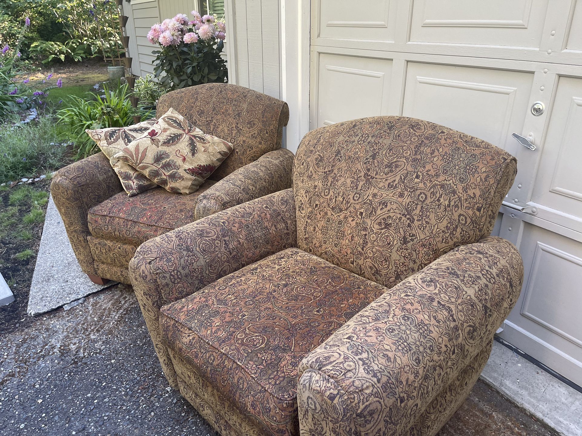2 Custom Dania Furniture Chairs for Sale in Gig Harbor, WA - OfferUp
