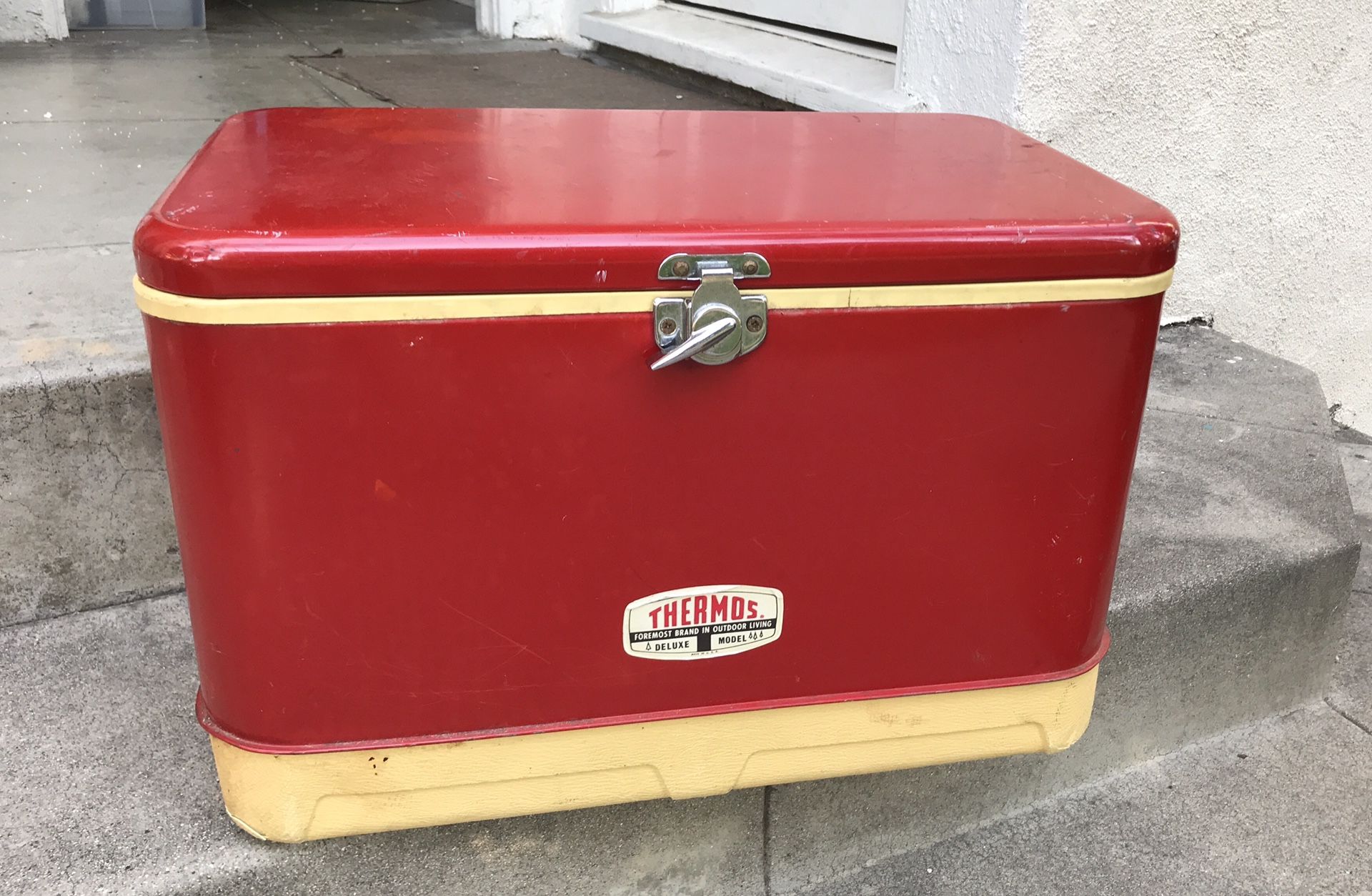Vintage 1950s Red Thermos Ice Chest Cooler for Sale in Los Angeles, CA ...
