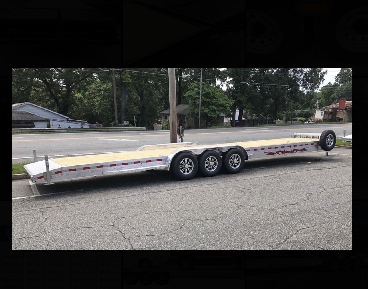 2018 Aluminum 2 Car Trailer,7x34, 2 Carros, Trailer, 2 Car Hauler ...
