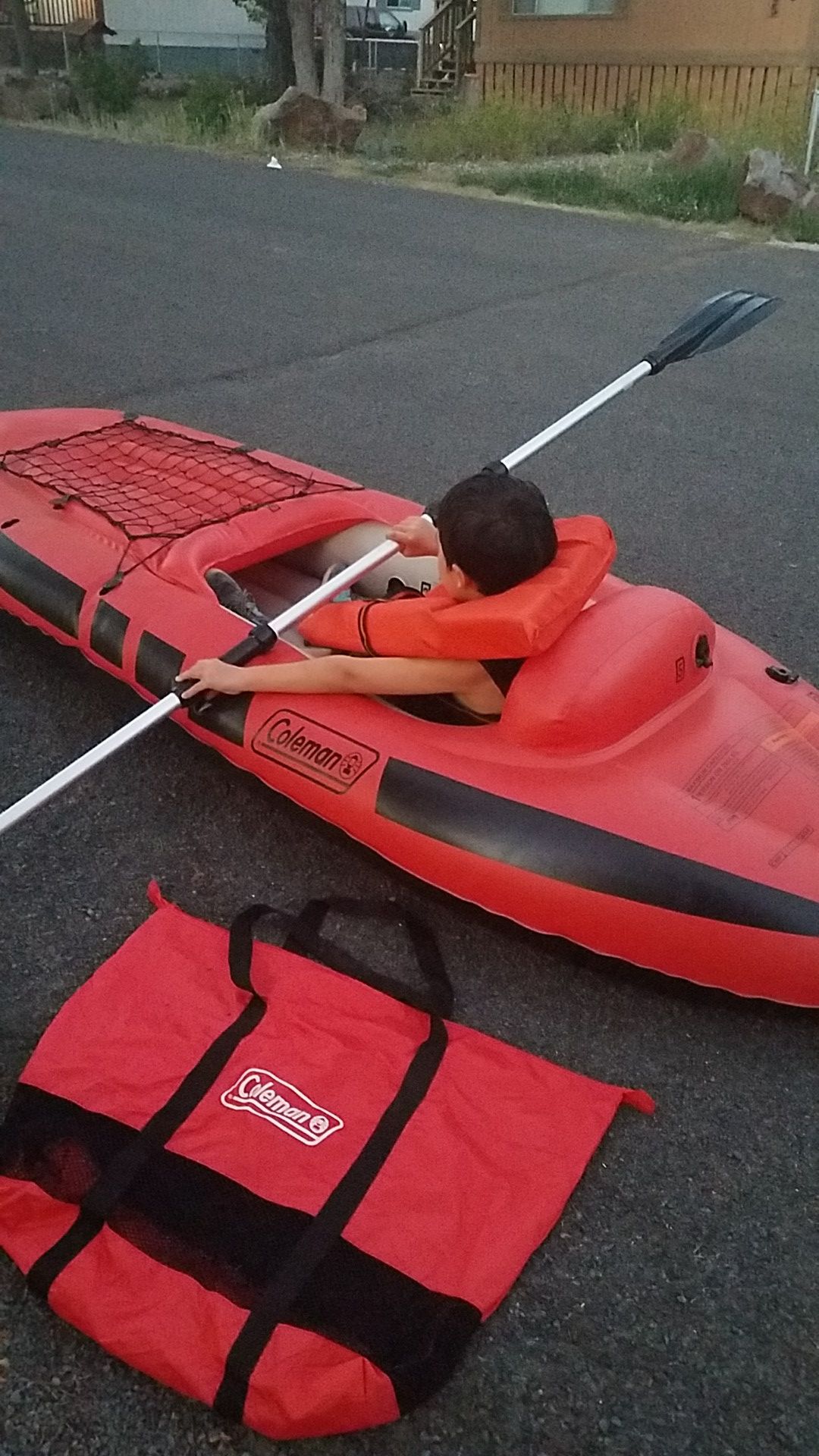 Coleman inflatable 1 person kayak for Sale in Flagstaff, AZ - OfferUp