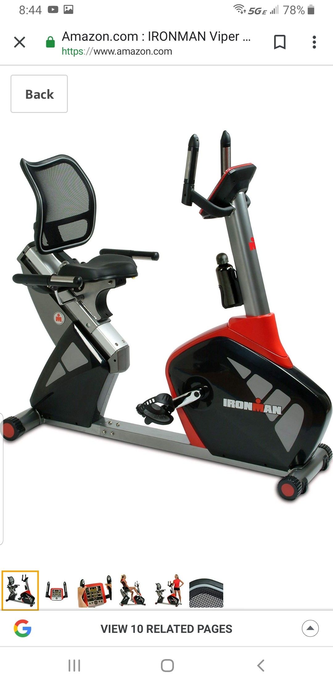 Ironman Viper Exercise Bike Like New for Sale in Elk Grove, CA - OfferUp