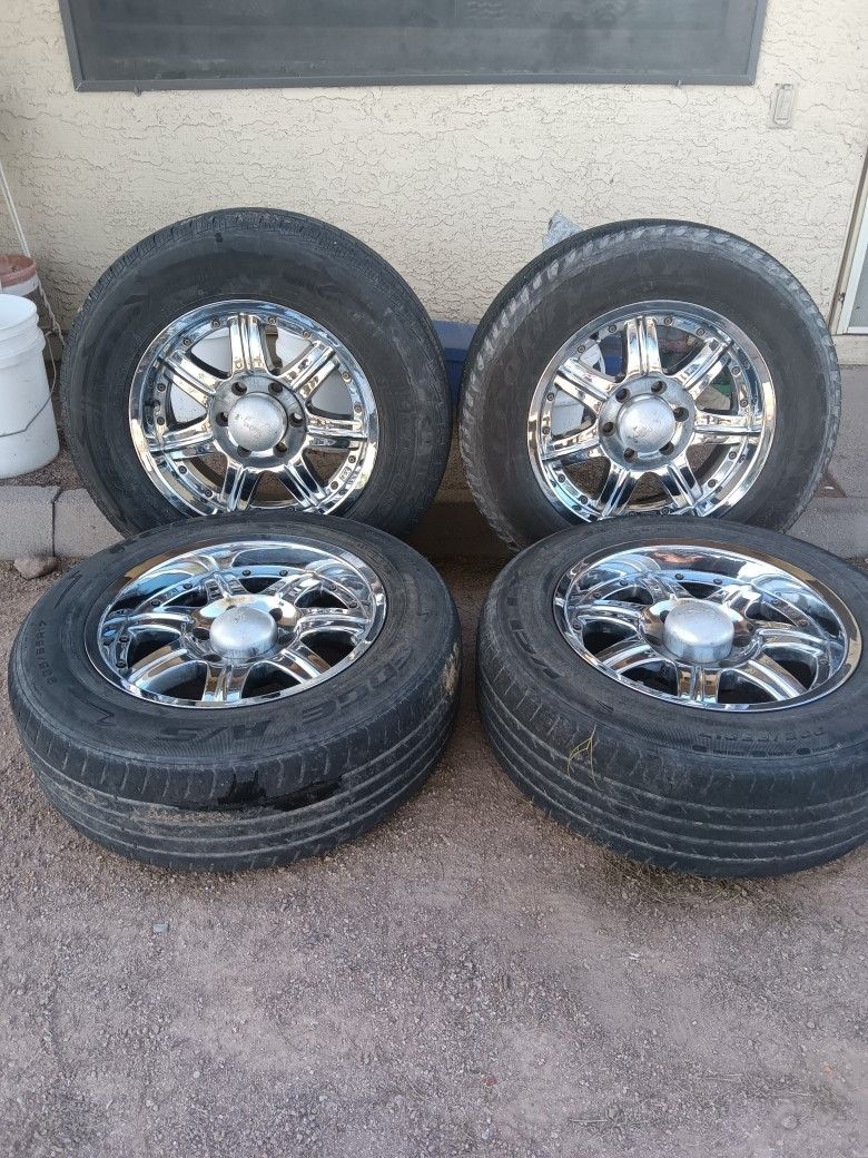 17 Inch Chevy rims 6 Lugs for Sale in Coolidge, AZ - OfferUp