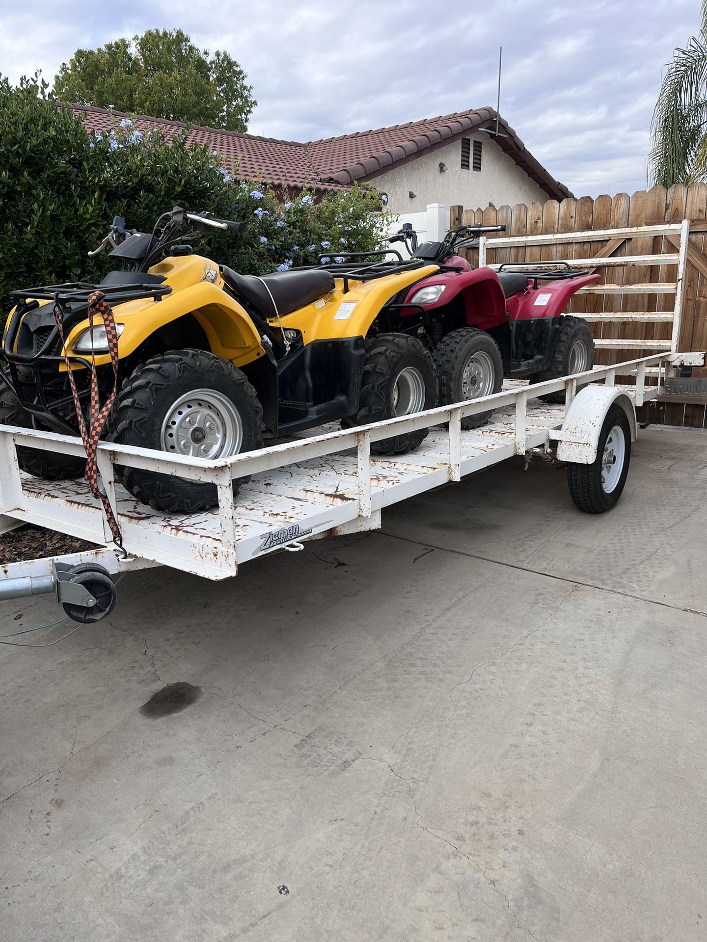Trailer With Quads for Sale in Moreno Valley, CA - OfferUp