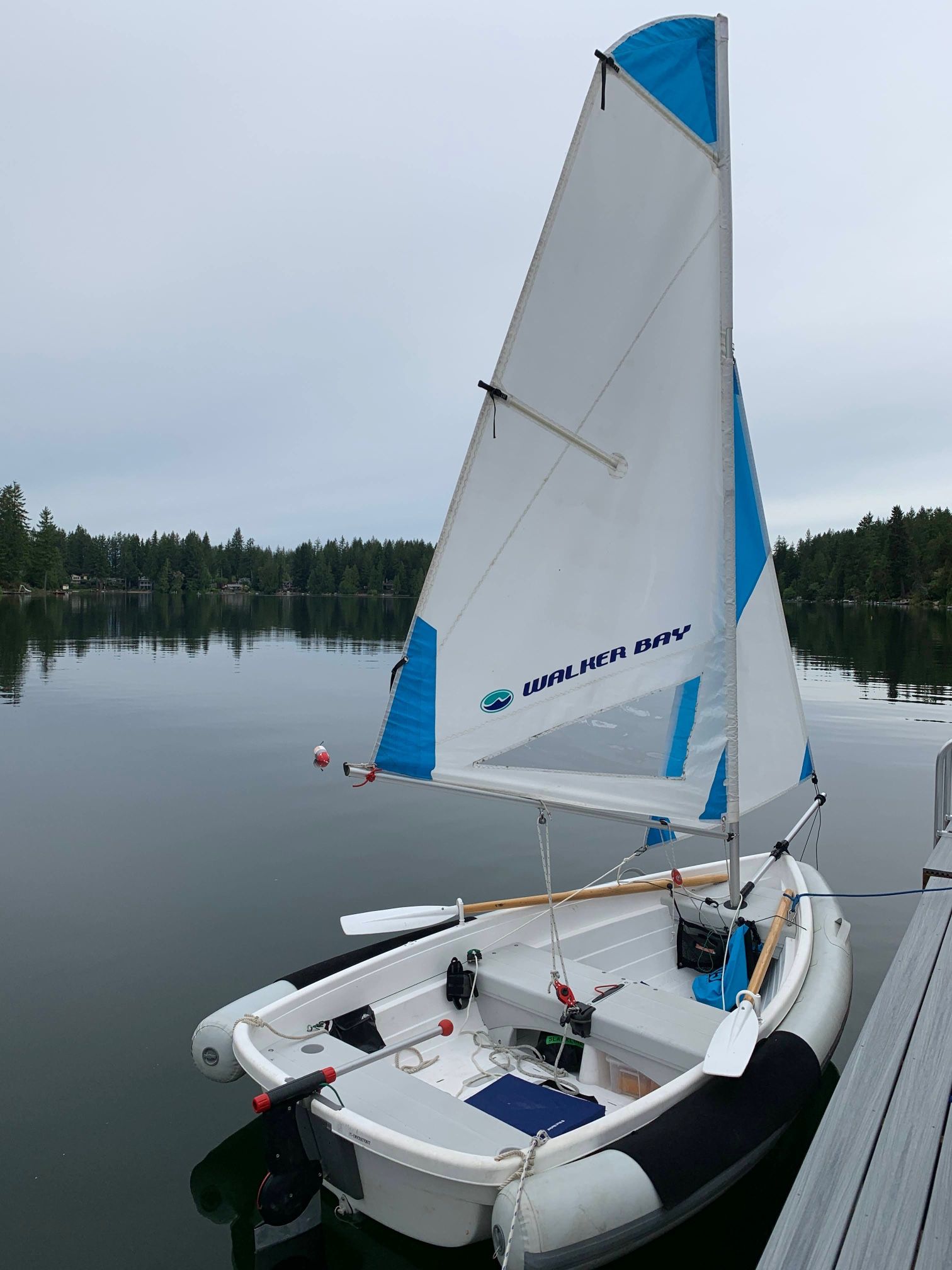 Sailboat/ Row Boat Walker bay 10 + Trailer for Sale in Redmond, WA ...