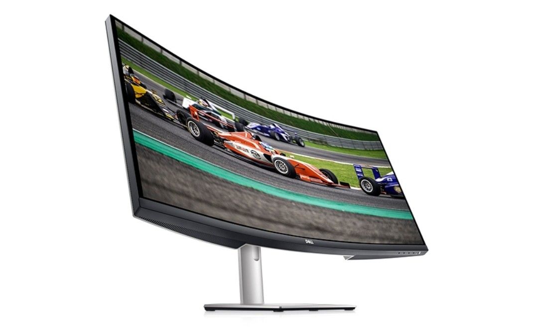 Dell S3422DW Curved Monitor - 34-inch WQHD (3440 x 1440) Display, 1800R ...