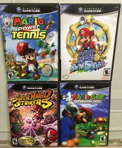 Nintendo Gamecube Mario Games