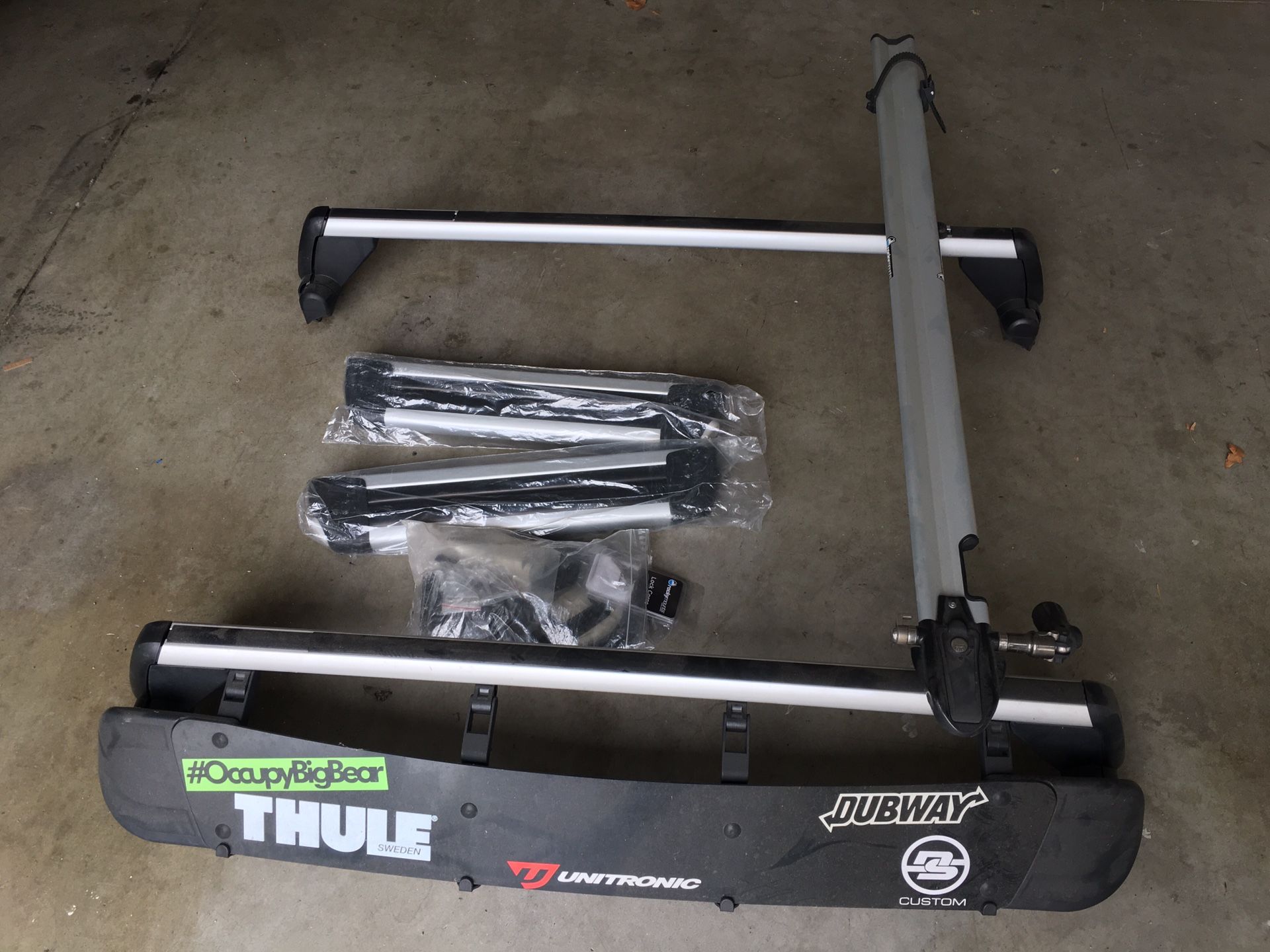 VW MK4 GTI/R32 roof rack with bike and ski mounts for Sale in Highland ...