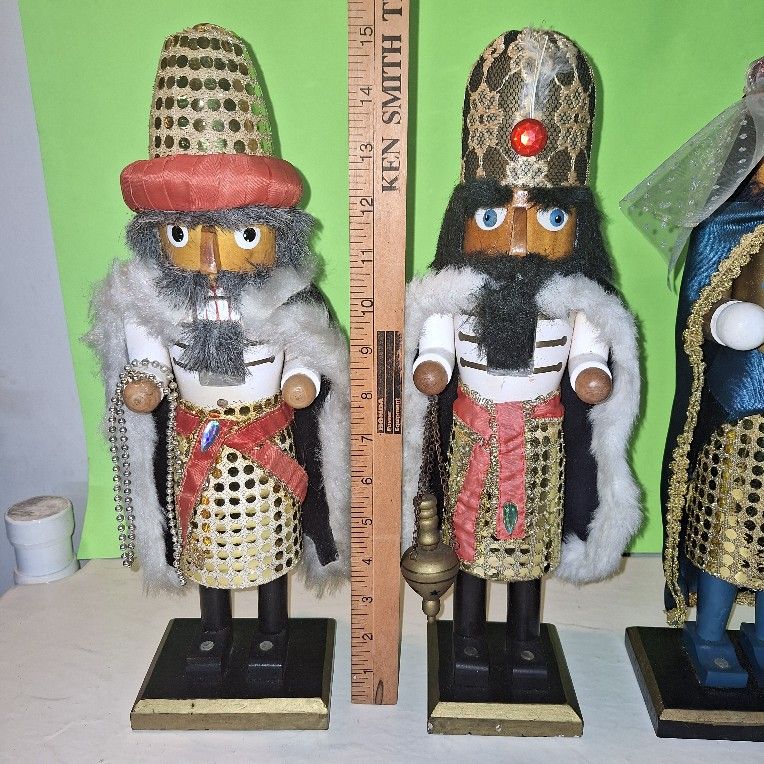 RETRO SET OF THREE WISE MEN NUTCRACKERS for Sale in Plant City, FL ...