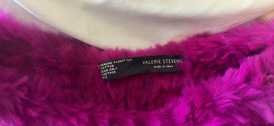 Luxurious Gently Worn Valerie Stevens Rabbit Fur Poncho for Sale in ...