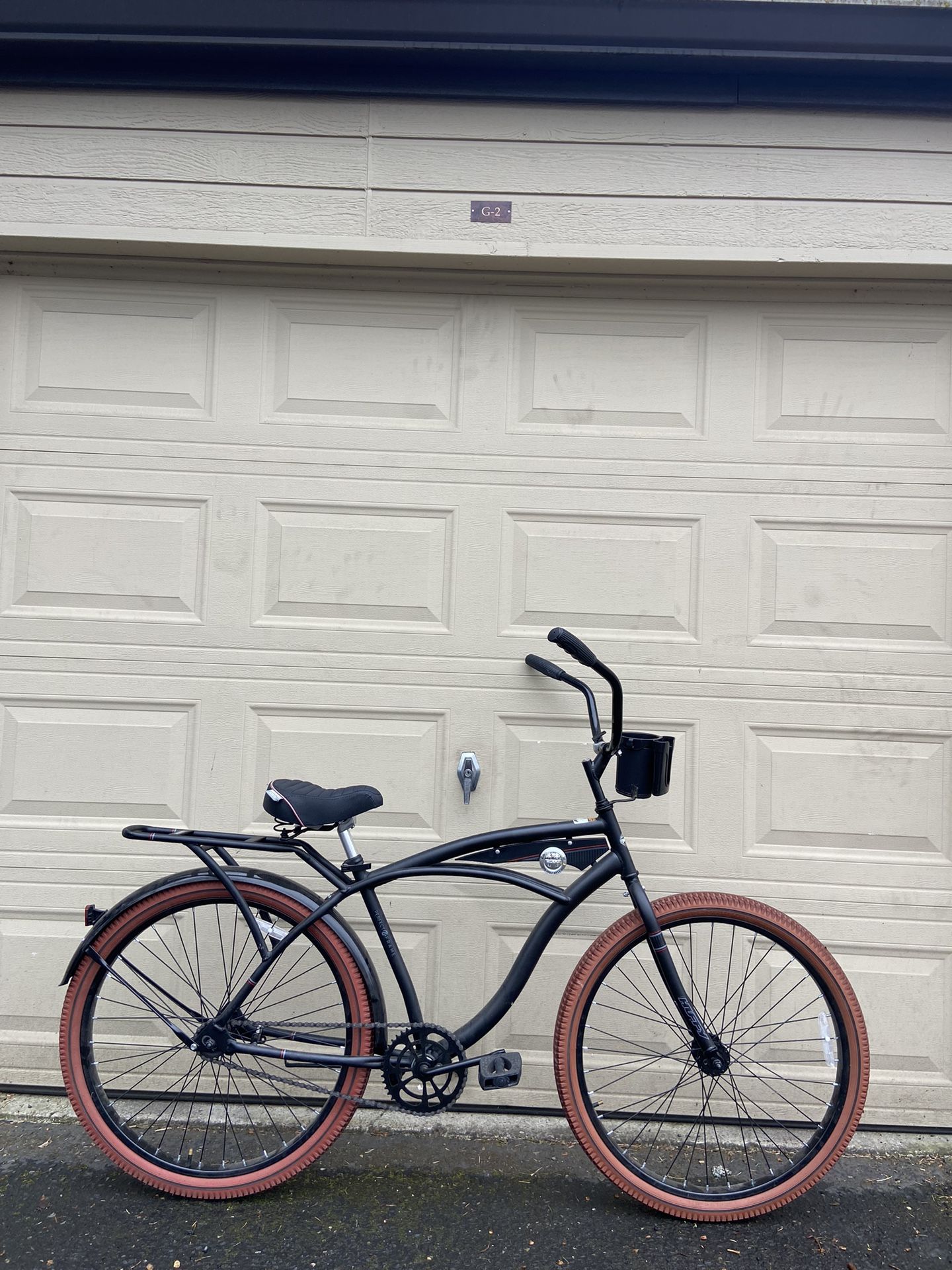 Huffy 26” Nel Lusso Cruiser Bike – Matte Black, Men’s, Fits Riders 5’0 ...