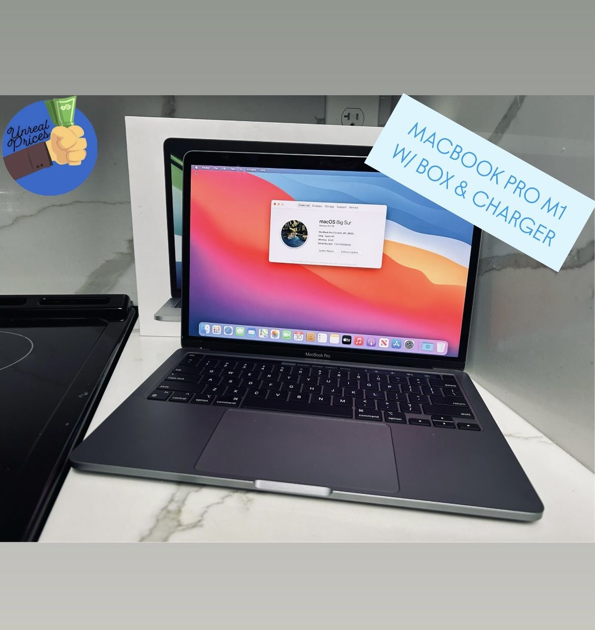 MacBook Pro M1 Laptop w/ Box & Charger for Sale in Medley, FL - OfferUp