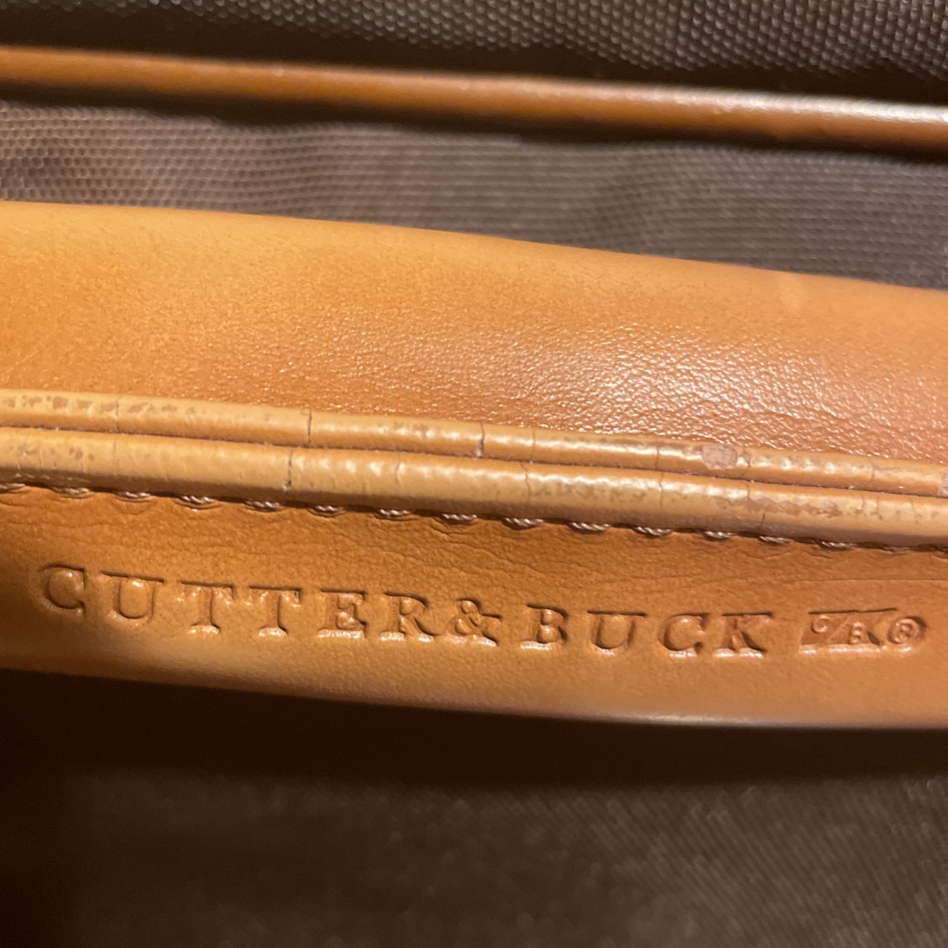 Cutter &Buck Legacy collection TSA approved Messenger Bag Leather ...