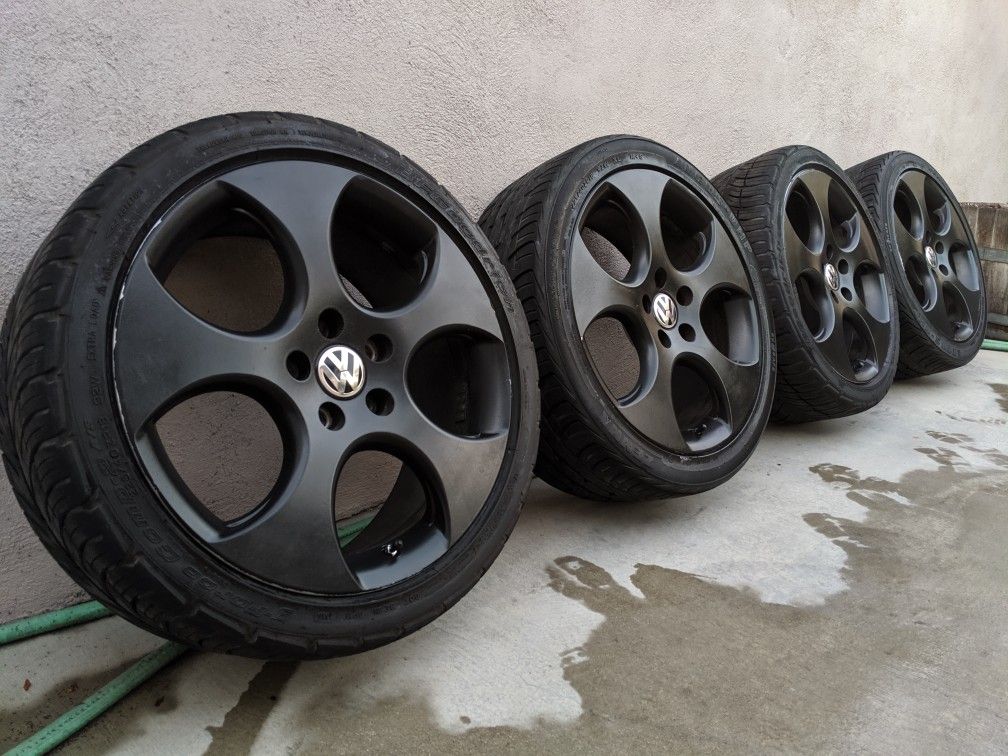 Set of 4 VW Volkswagen GTI "Detroit" wheels 18” 5x112 with 225/40zr18 ...