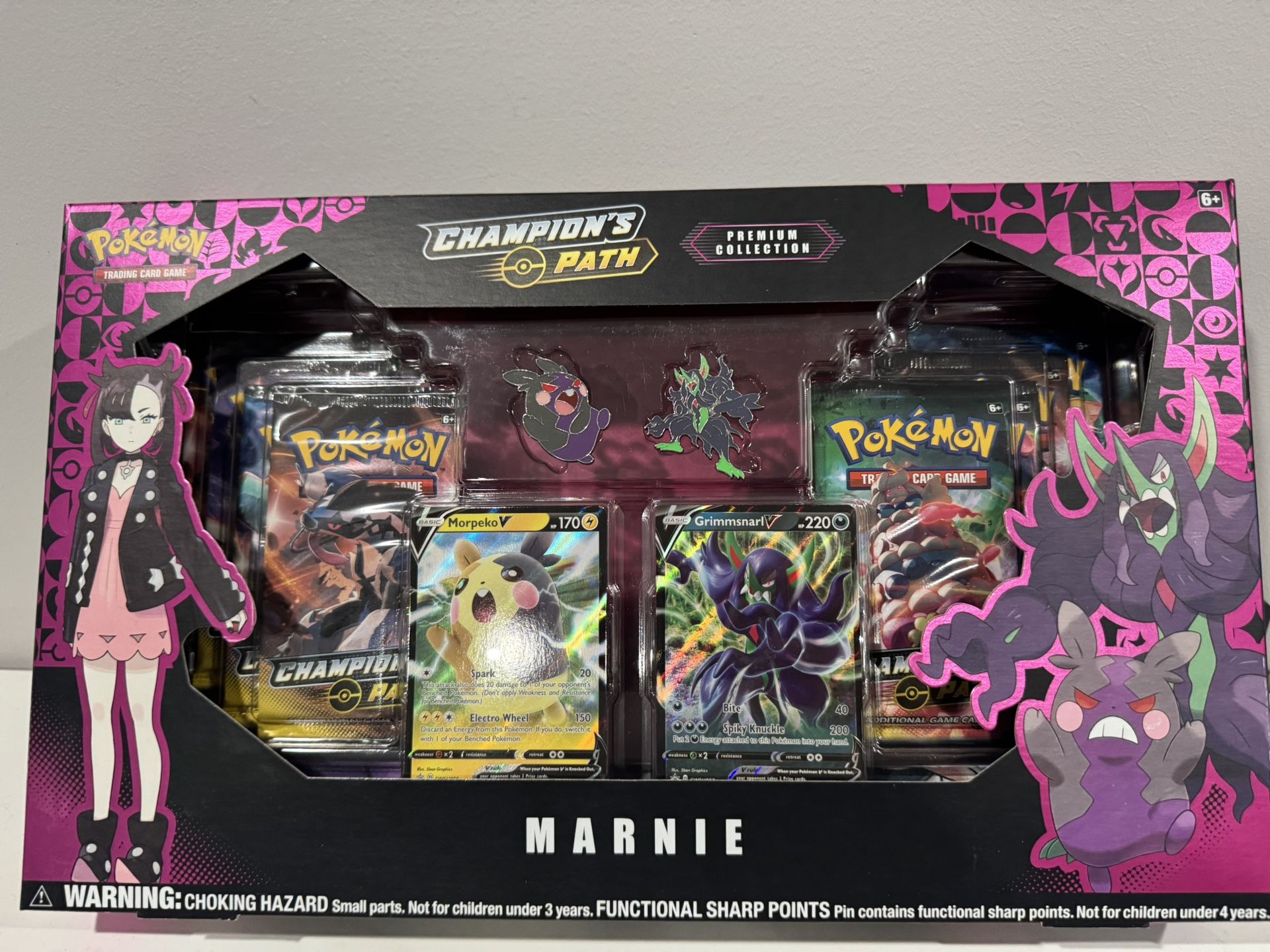 Pokemon Marnie Champion’s Path Premium Collection Box for Sale in ...