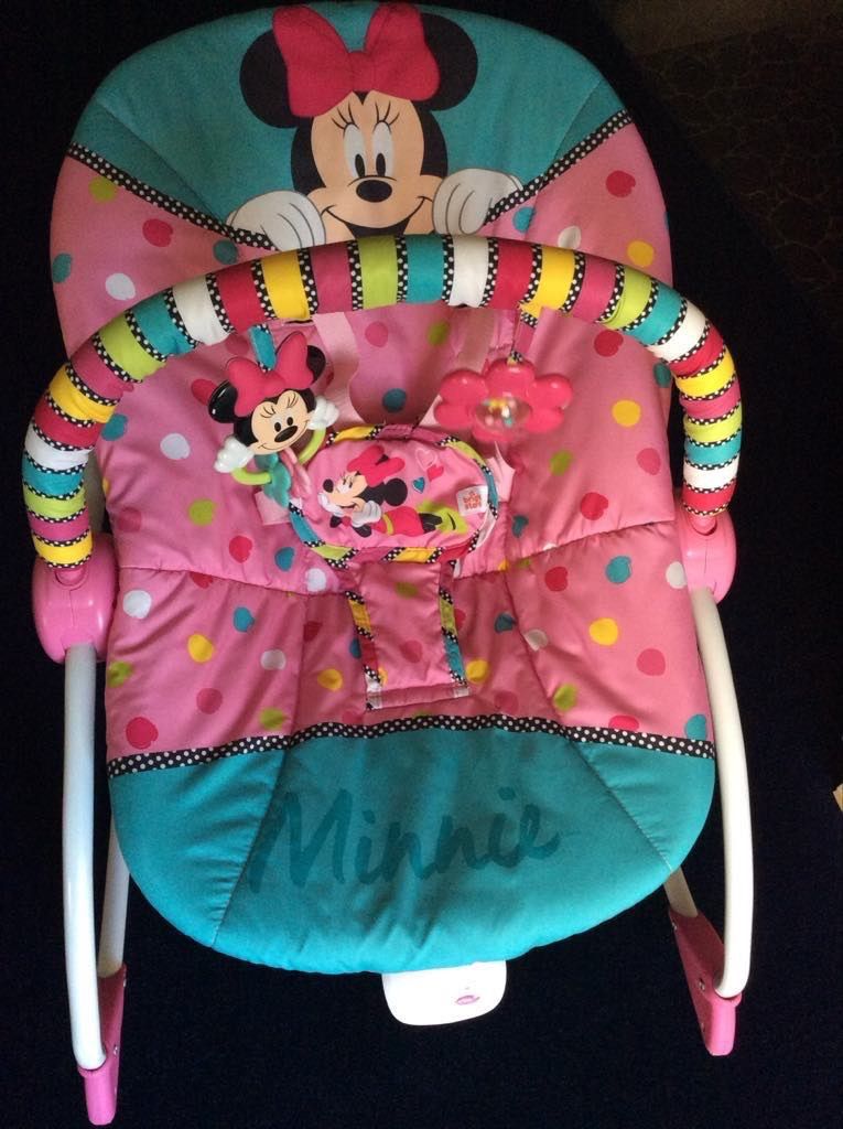 Minnie Mouse Baby rocker,also vibrates for Sale in Portsmouth, VA - OfferUp
