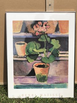 Matisse Still Life With Geraniums