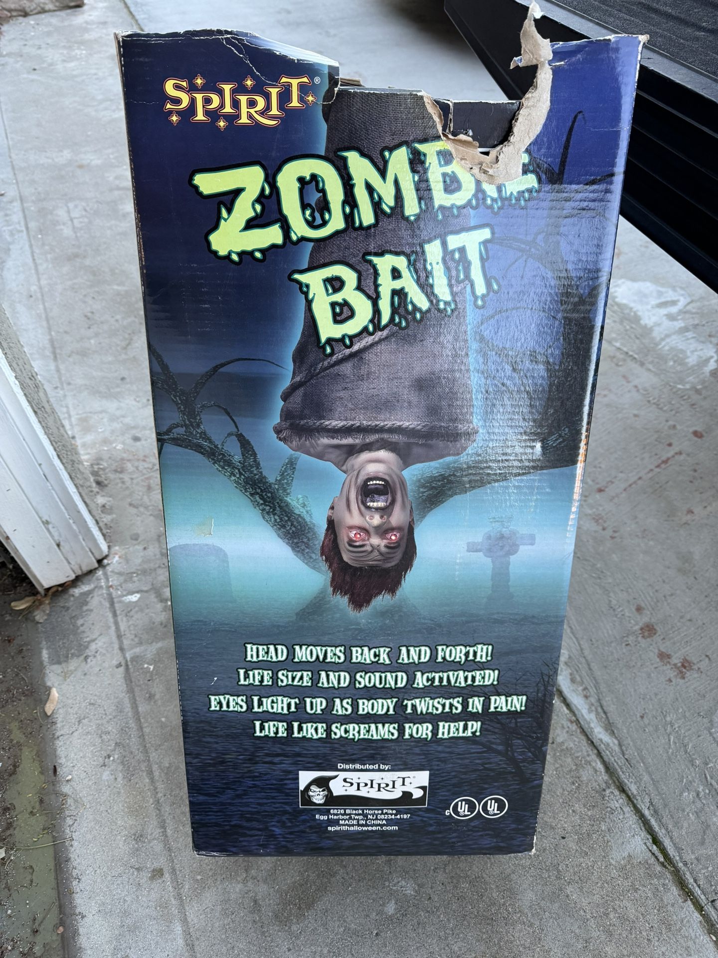 Zombie Bait Spirit Halloween 2011 Working Prop Gemmy rare animatronic ...