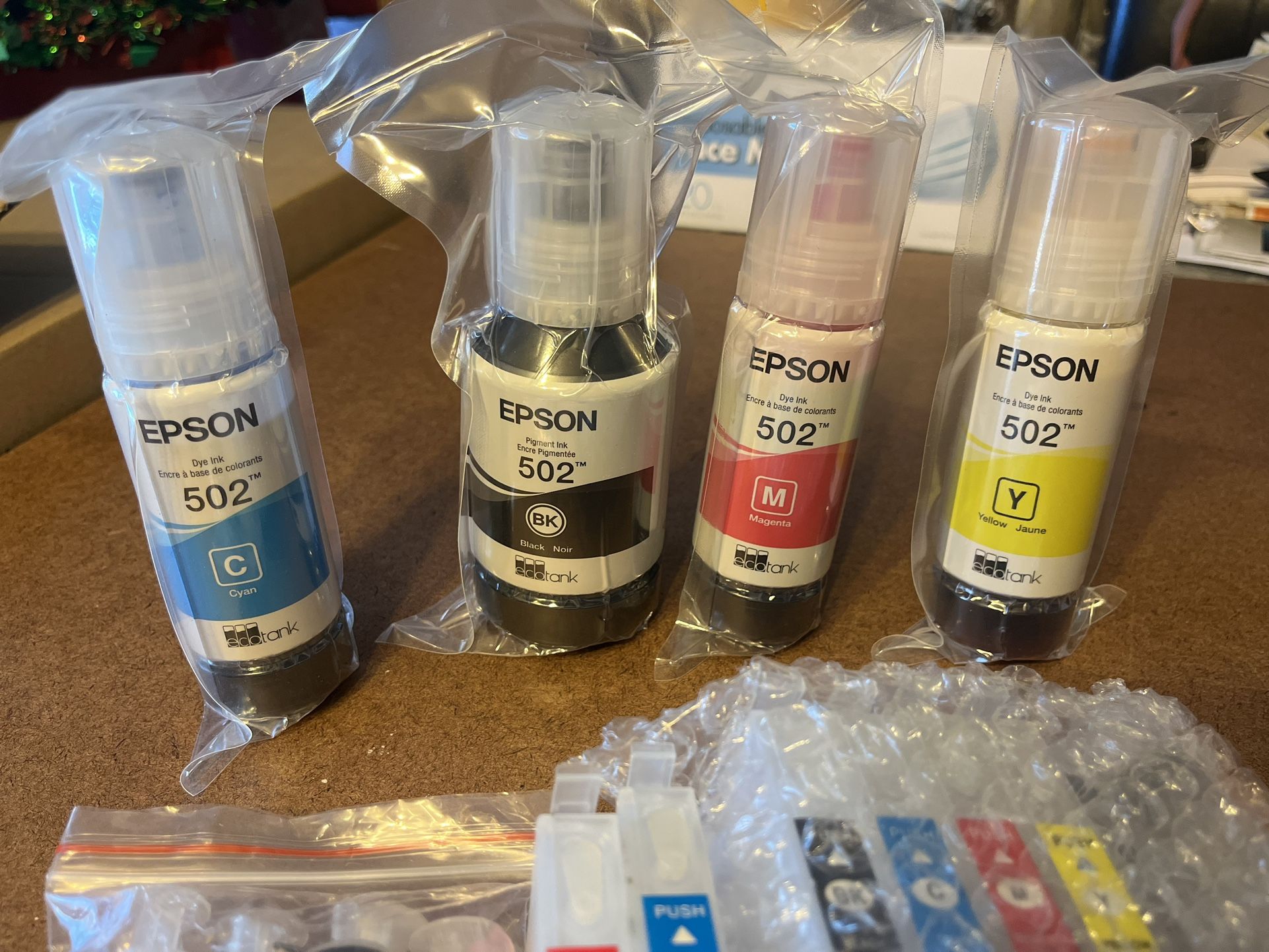 NIP Epson Ultra High Capacity Eco Tank Ink Black, Cyan, Yellow, and ...