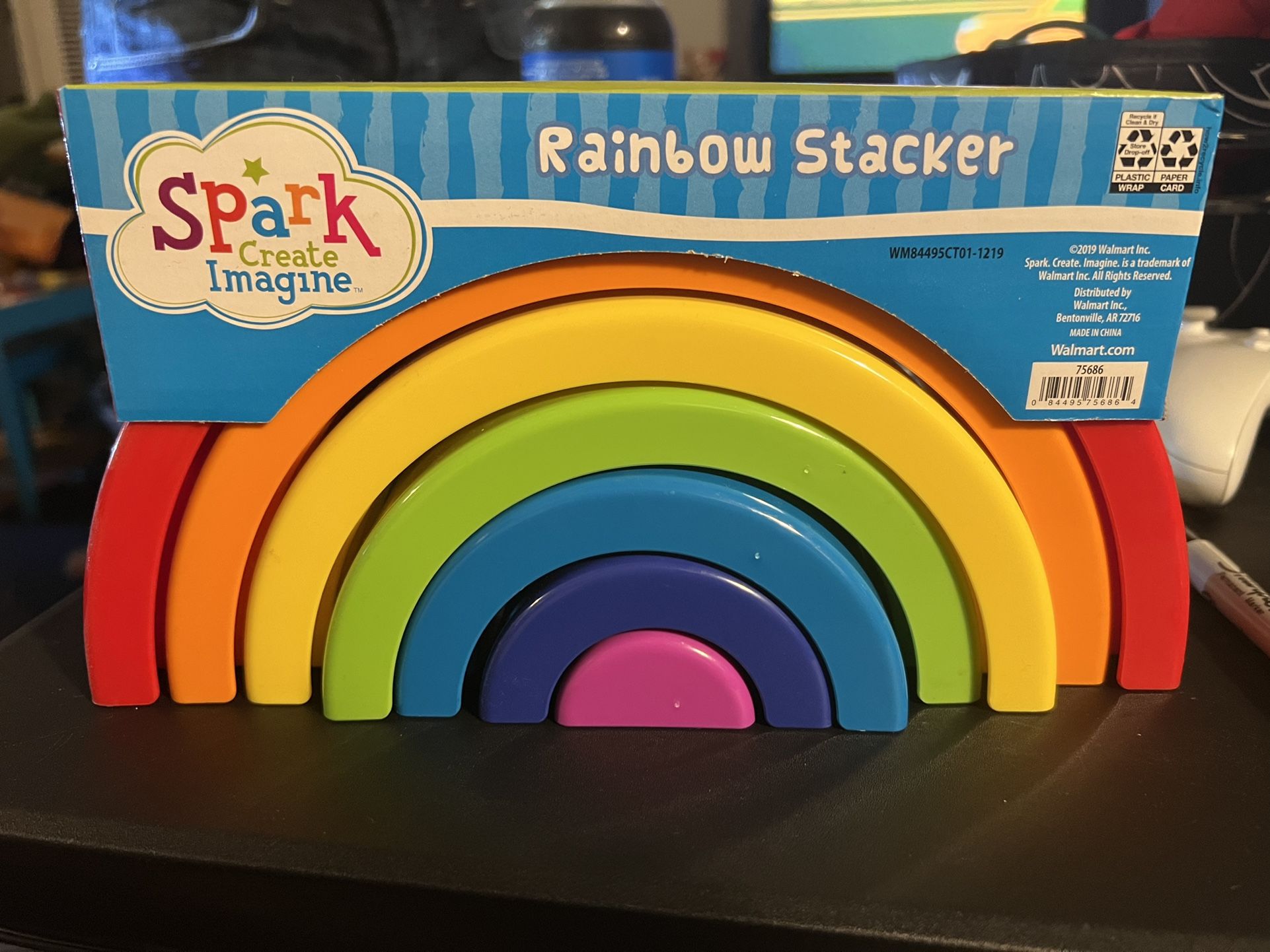 Rainbow Recycle Only Sign