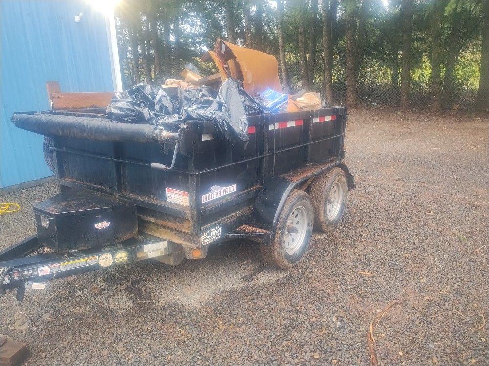 Dump Trailer 7x8 Hydraulic Trade Or Cash for Sale in Mulino, OR - OfferUp