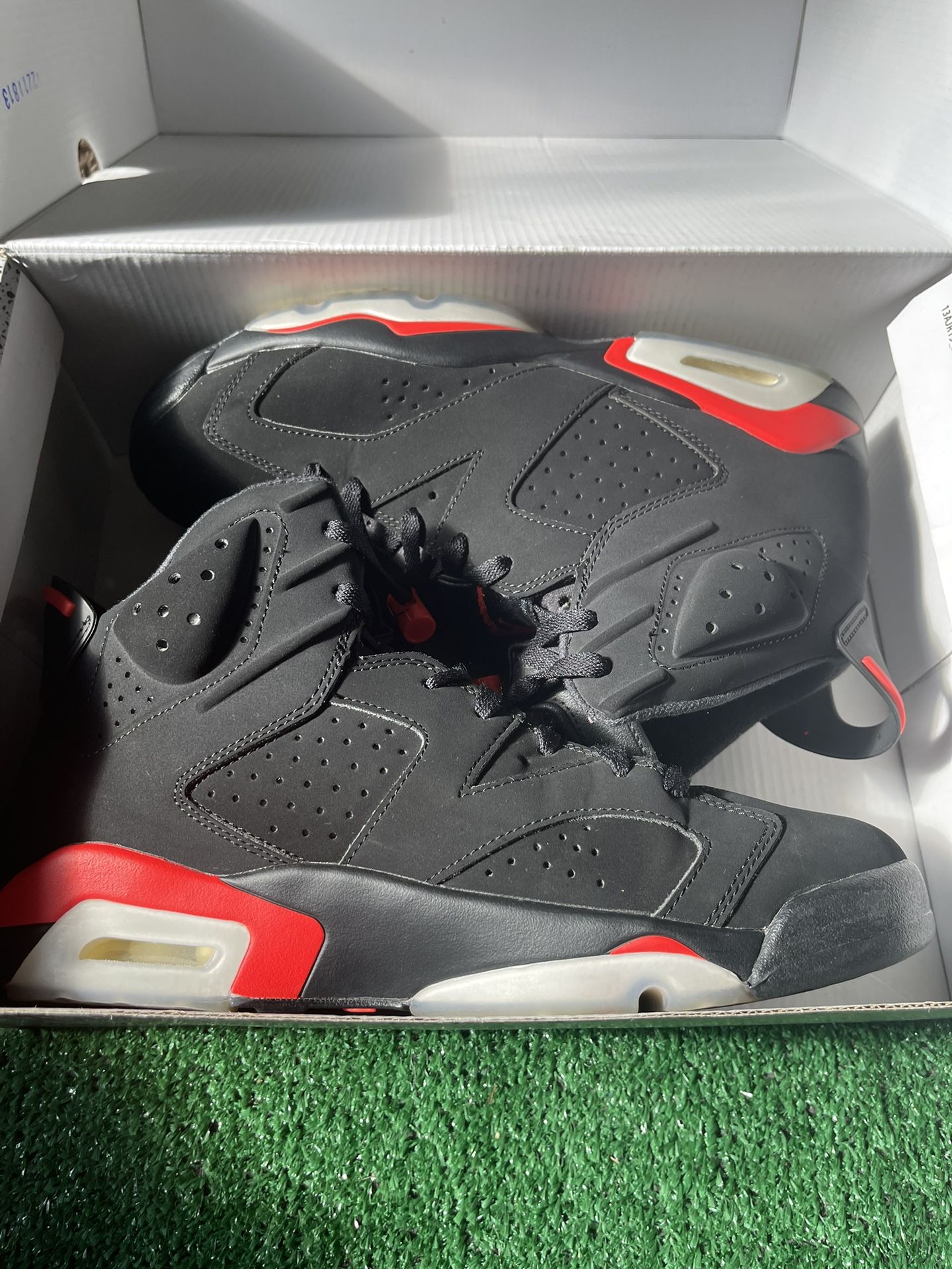 Jordan 6 Retro Black Infrared 10.5 M Worn for Sale in Merriam, KS - OfferUp