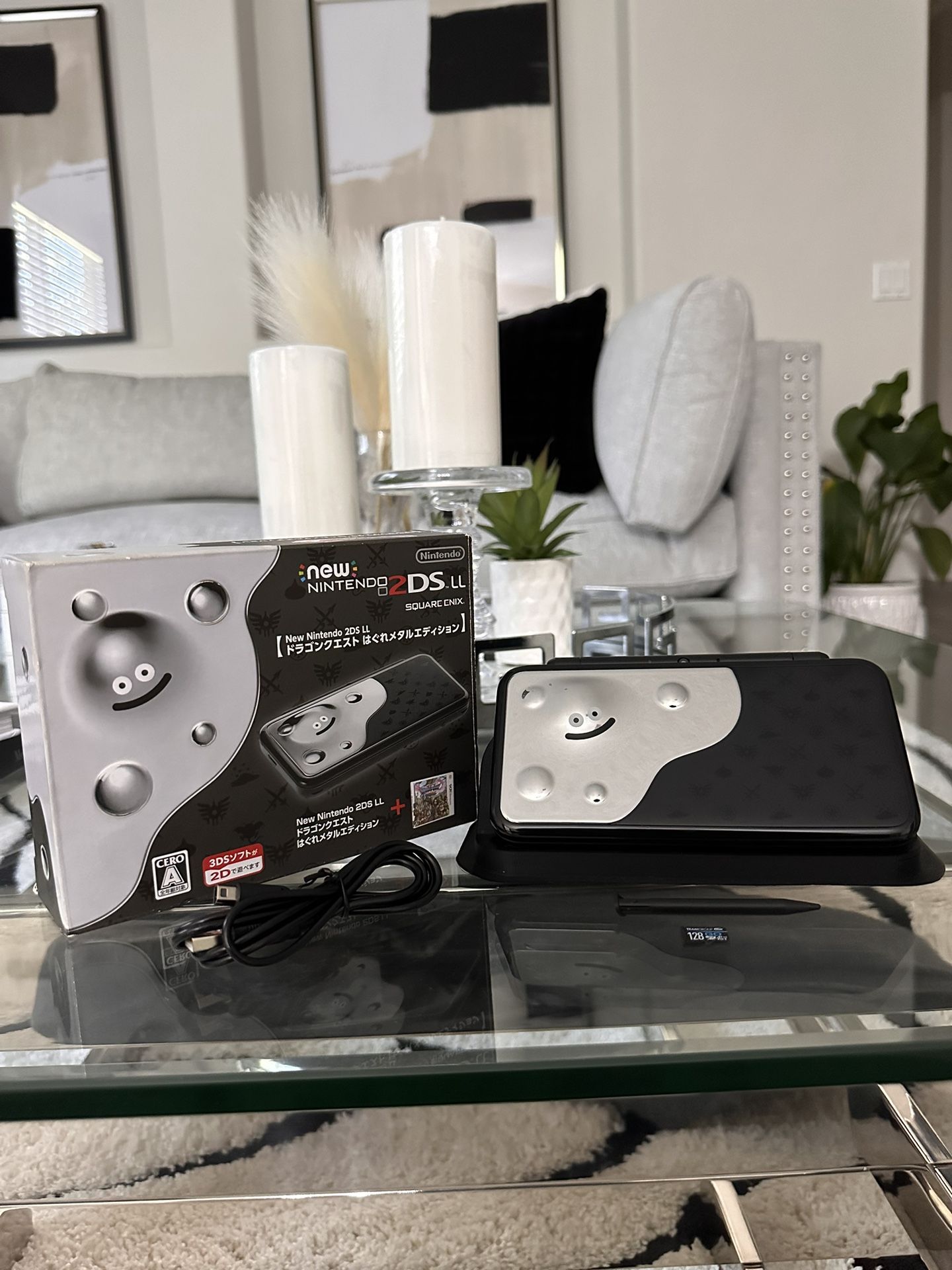 RARE New Nintendo 2DS XL - DQ Metal Slime Edition - Comes W/ 1000 ...