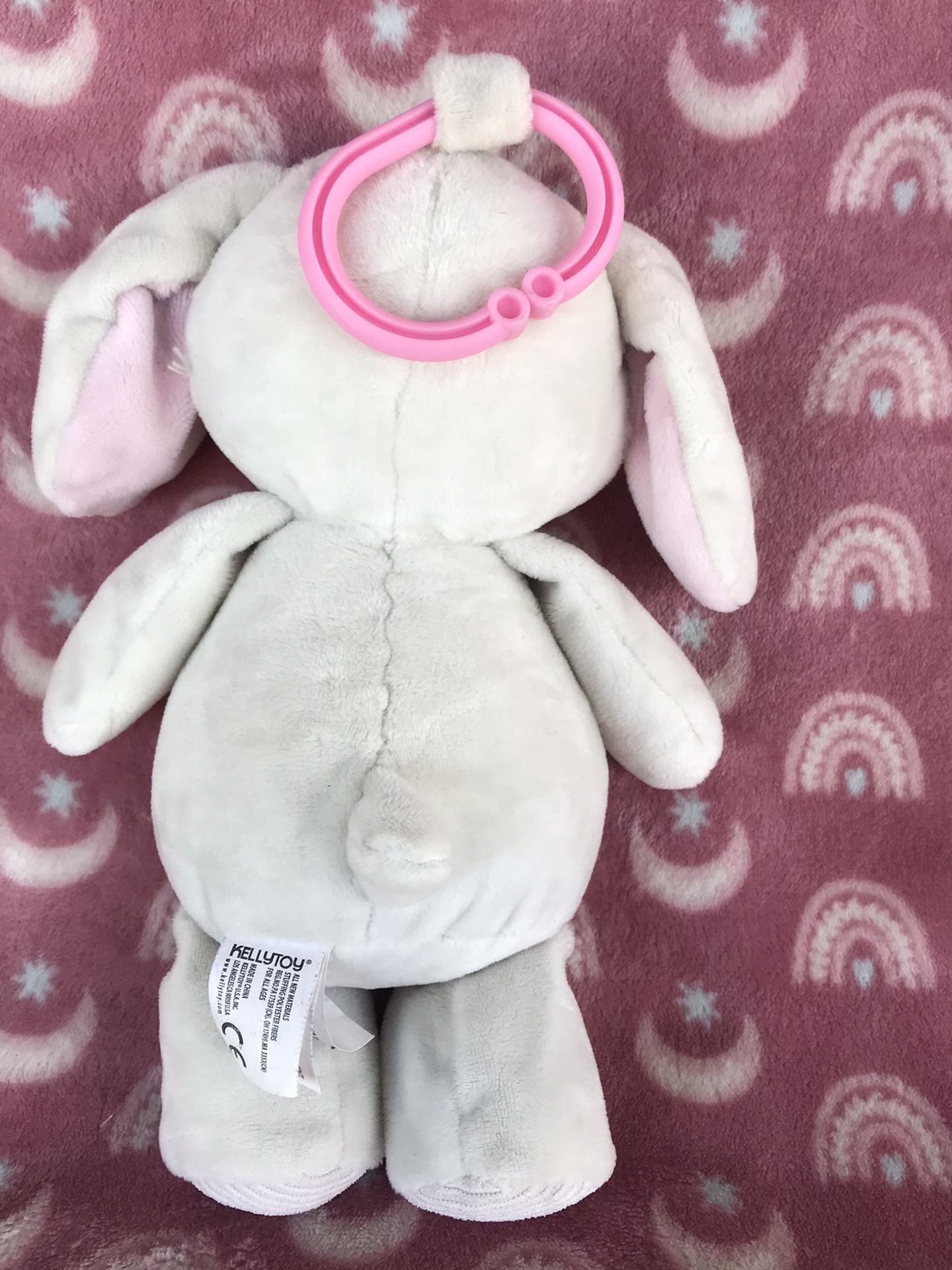 KellyToy Bunny 10” Plush W Rattle For Baby for Sale in Montclair, CA ...