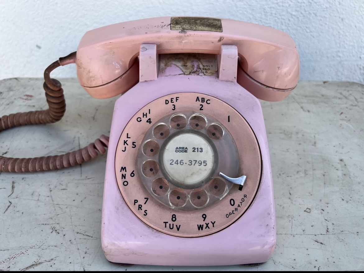 Pink Dial Telephone