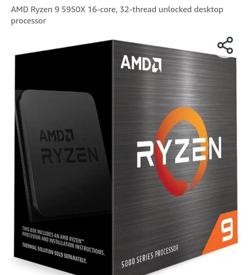 Computer Parts Gaming Pc Motherboard Memory Amd Ryzen 9 Processor for ...