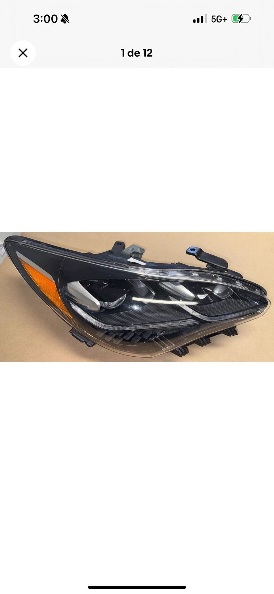 2018-2021 KIA STINGER HEADLIGHT Headlamp LED Right RH Passenger OEM ...