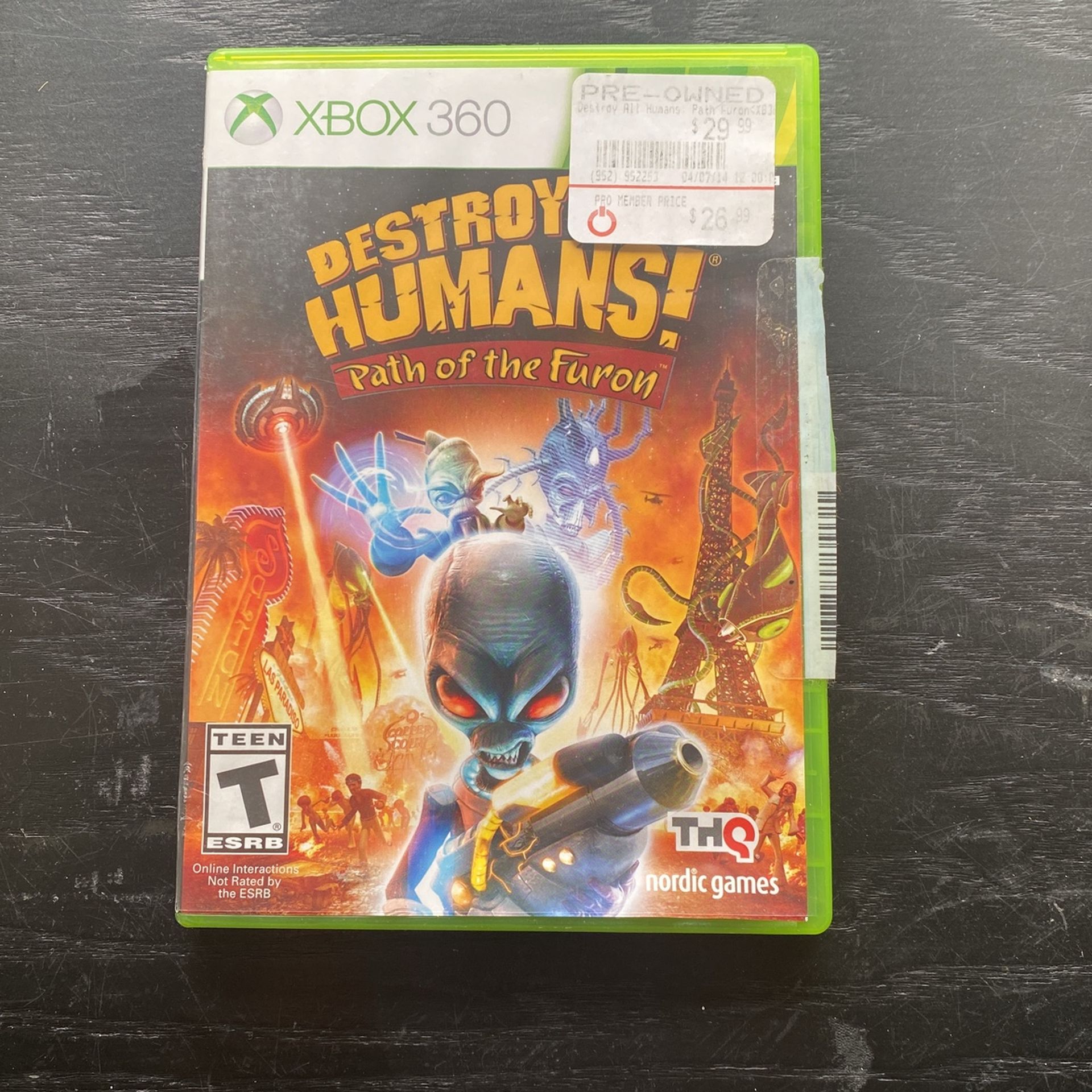 Destroy All Humans Path Of The Furon (Xbox 360) for Sale in Mcallen, TX ...