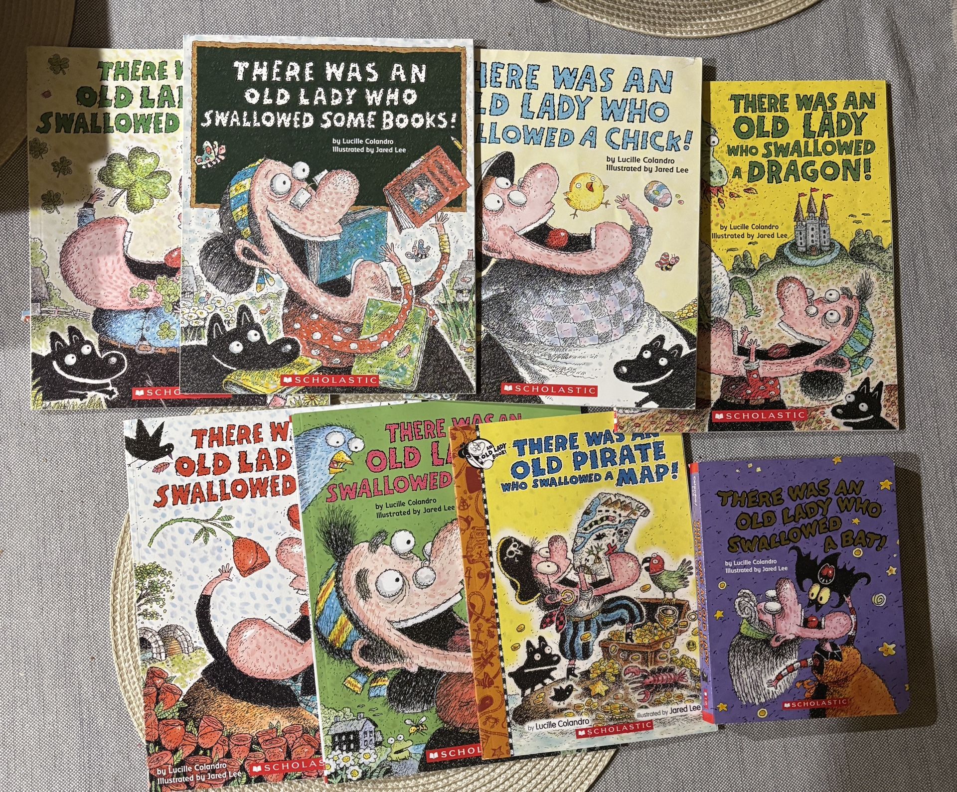 8 Books From There Was An Old Lady Series for Sale in Fort Lauderdale ...