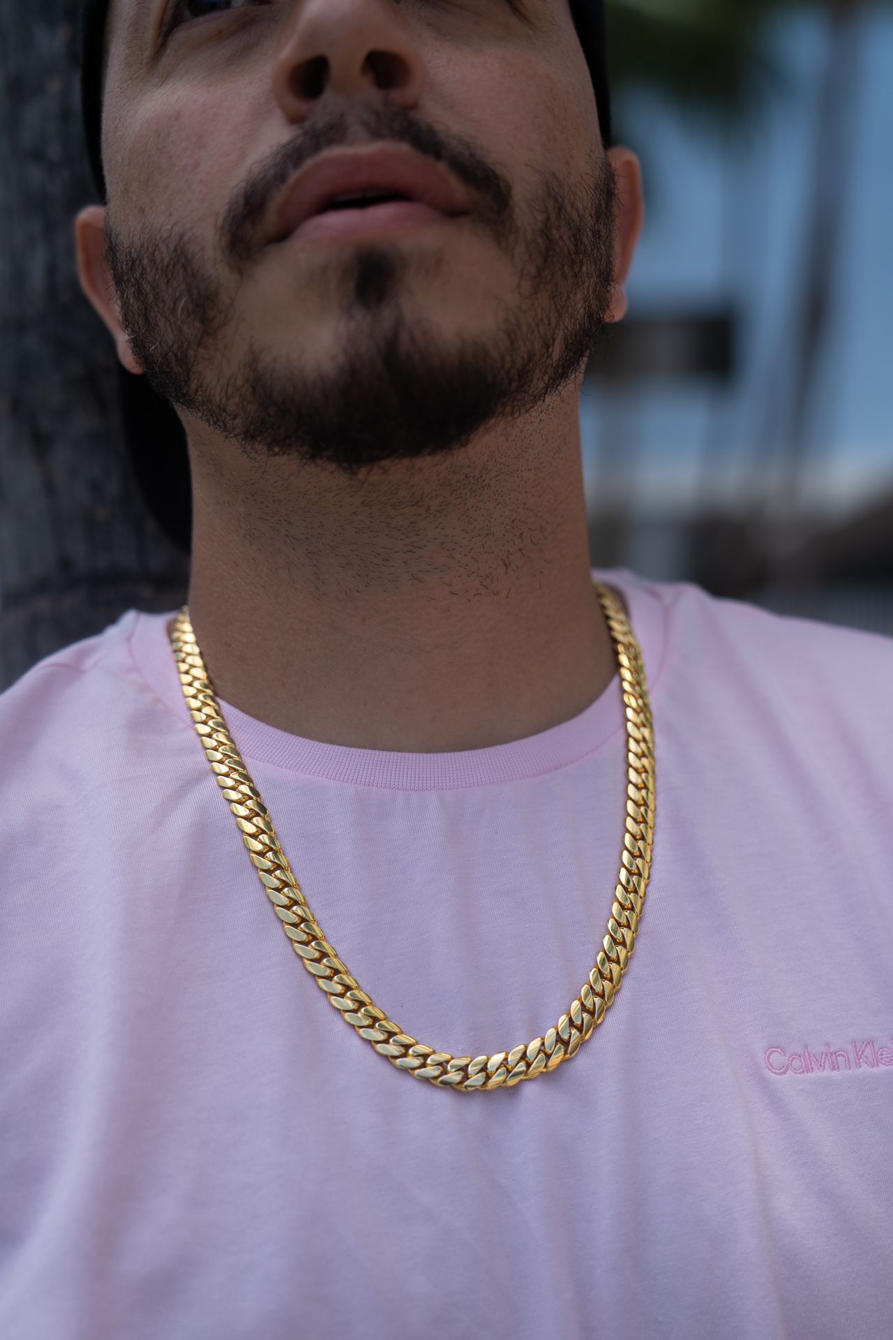 10 MM (HANDMADE) Cuban Link Chain (gold Over Silver) for Sale in Miami ...