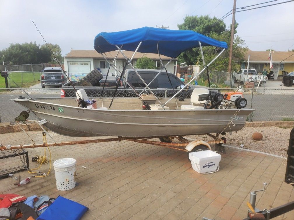 14ft Valco Aluminum boat for Sale in Jurupa Valley, CA - OfferUp