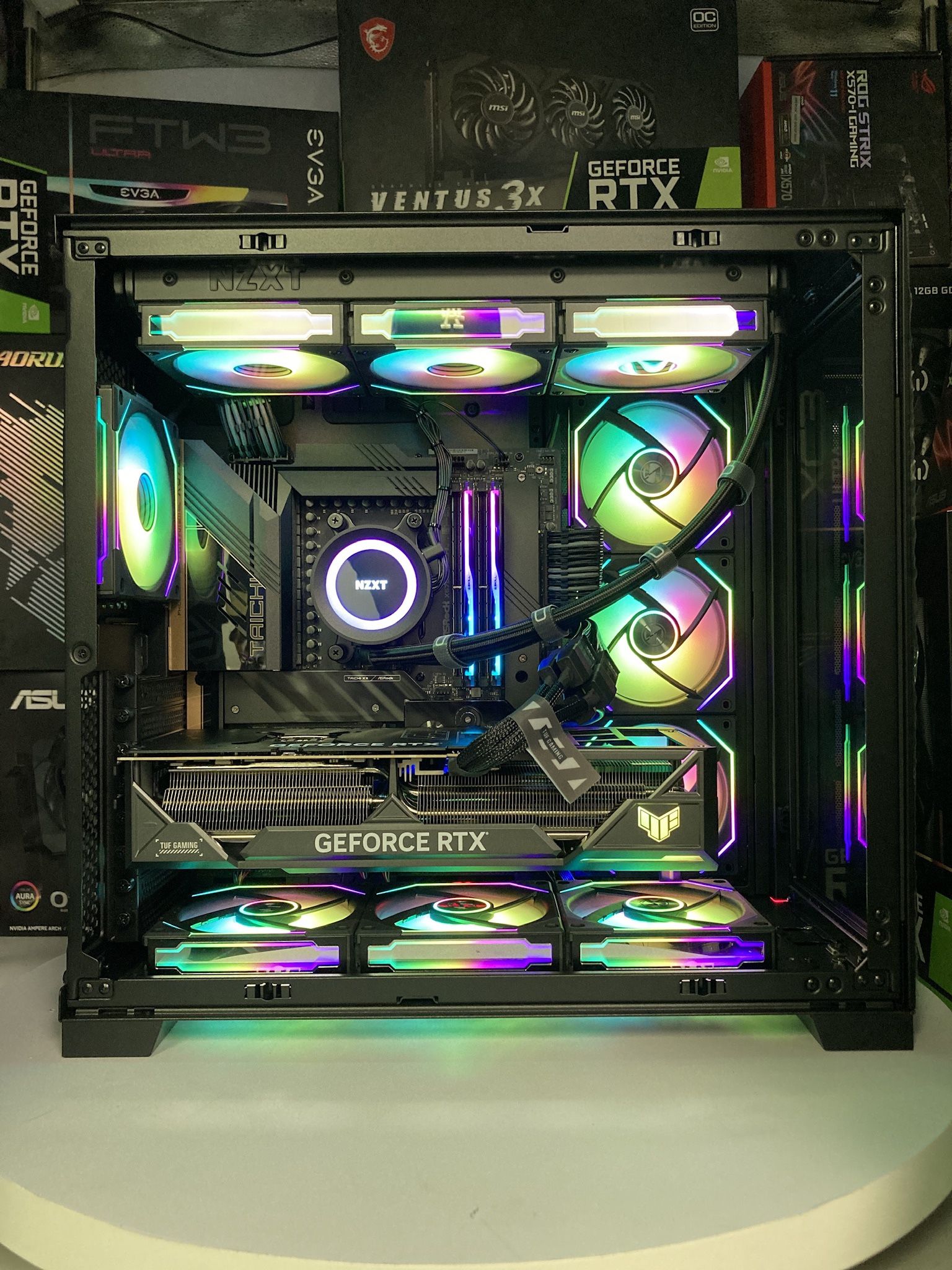 RTX 4090 Gaming Video Editing Rendering Workstation Desktop PC AMD ...