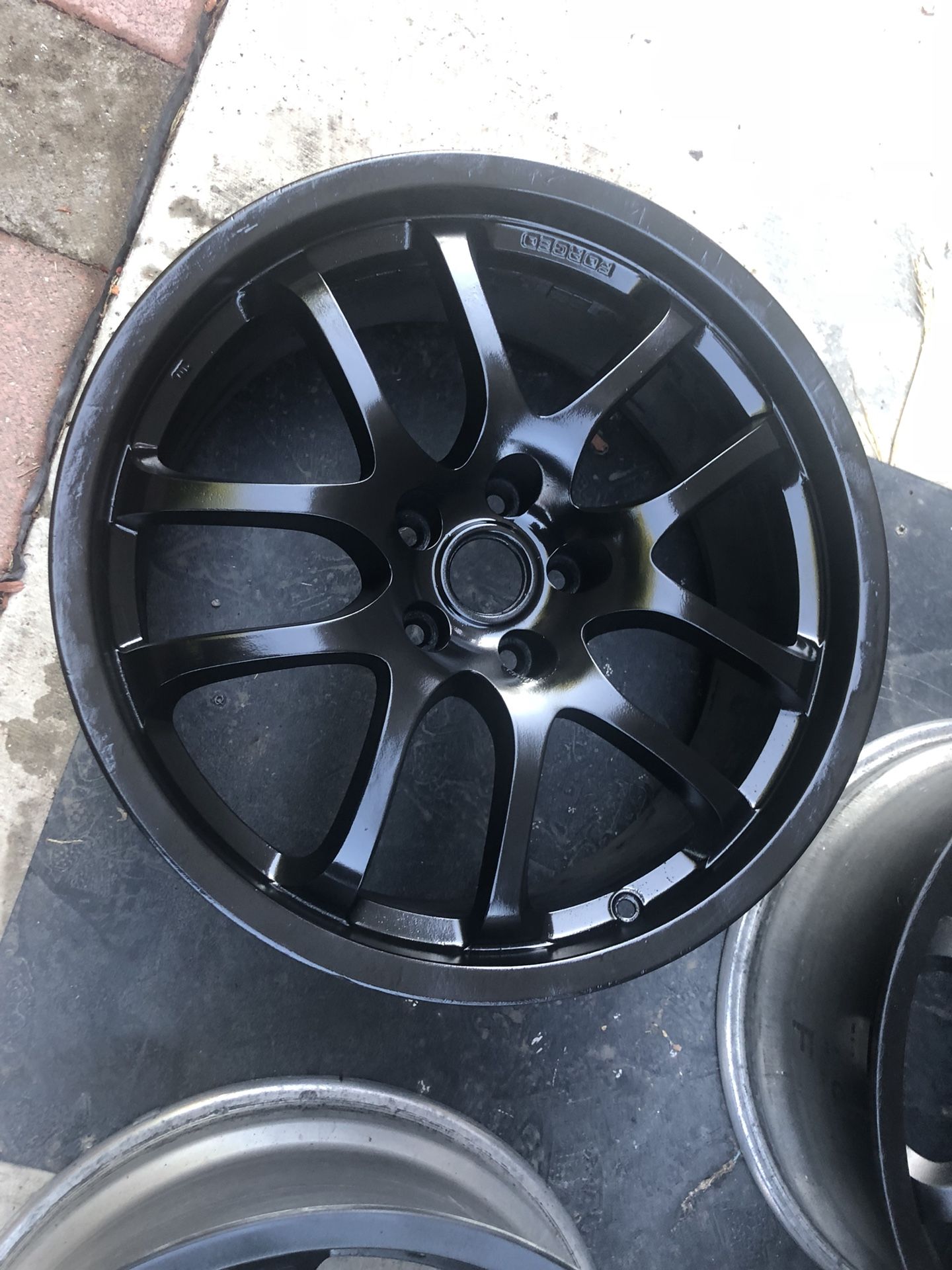 Infiniti 19” G35 Rays Forged Wheels Black 350Z for Sale in Stockton, CA ...