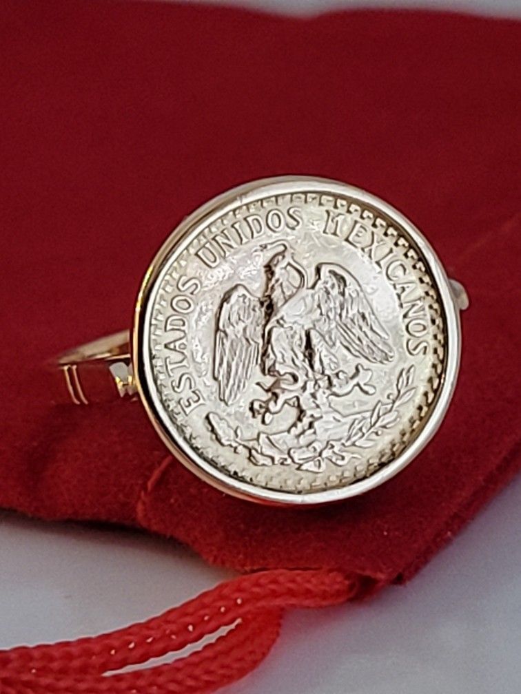 14k and 21k Solid Gold “Dos Pesos Coin” Ring, Beautiful!! – Post Tags ...