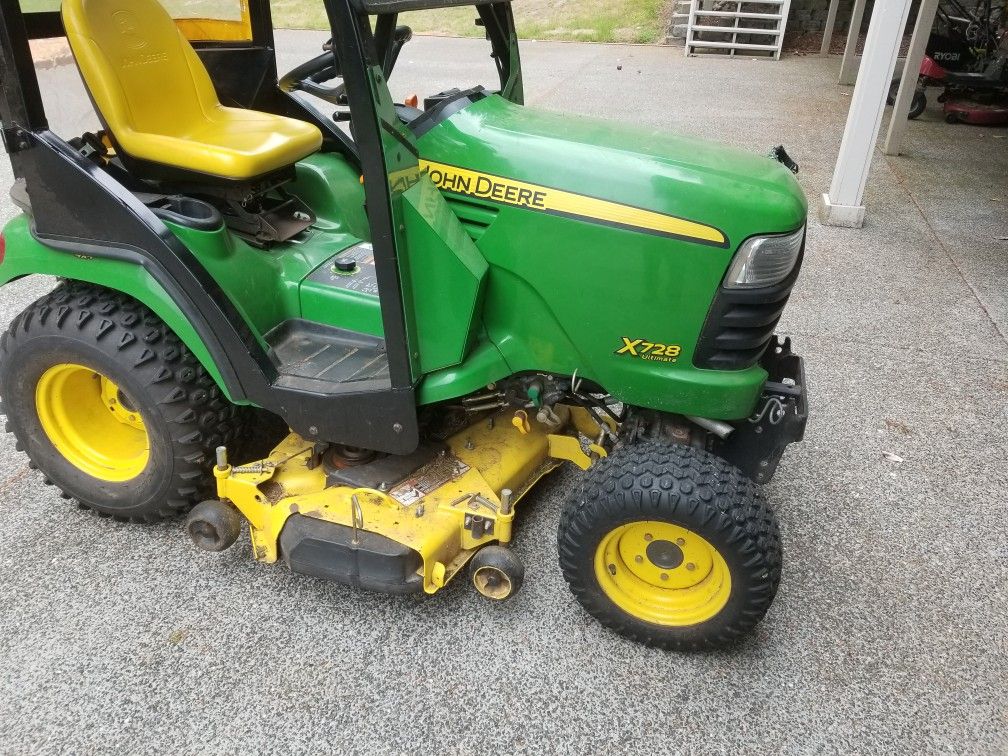 John Deere x728 Tractor- Lawnmower for Sale in Gig Harbor, WA - OfferUp