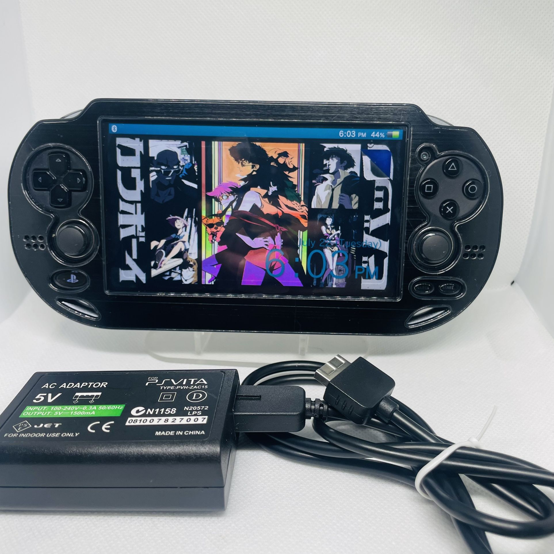 Sony PS Vita PlayStation PCH-1100 Black Console Working Tested Region ...