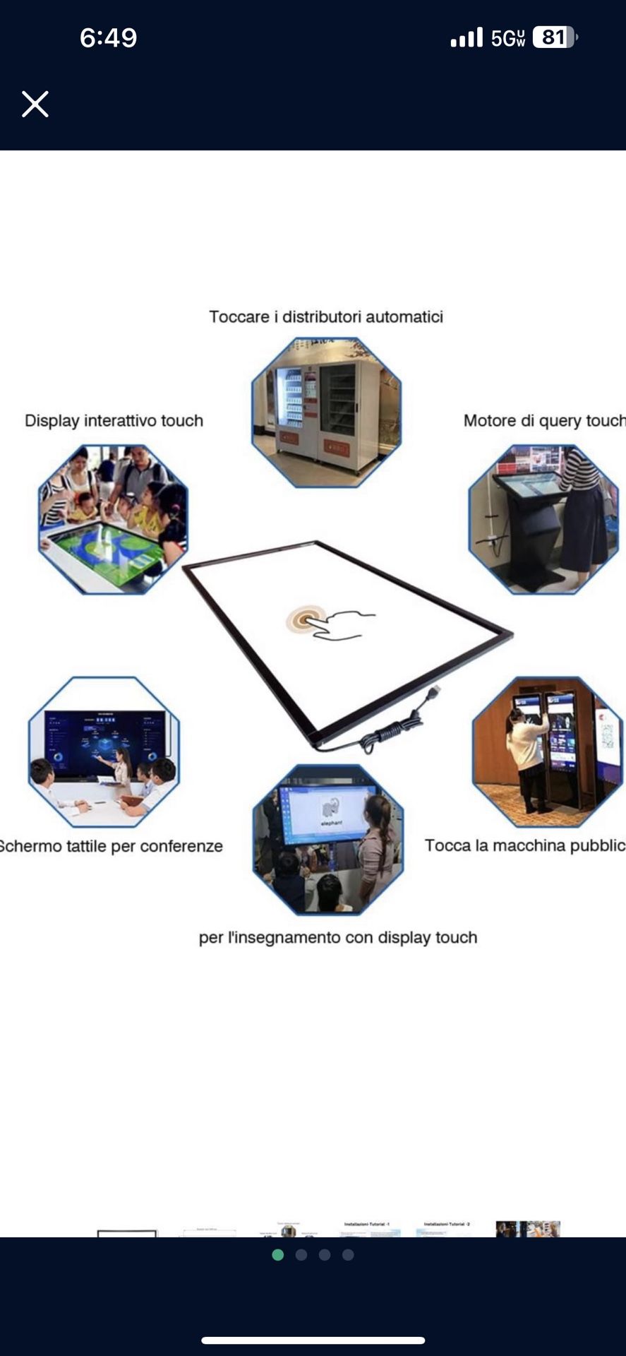 SPECIAL PIE 10 Point Multi-Touch Infrared Touch Frame, IR Touch Panel ...