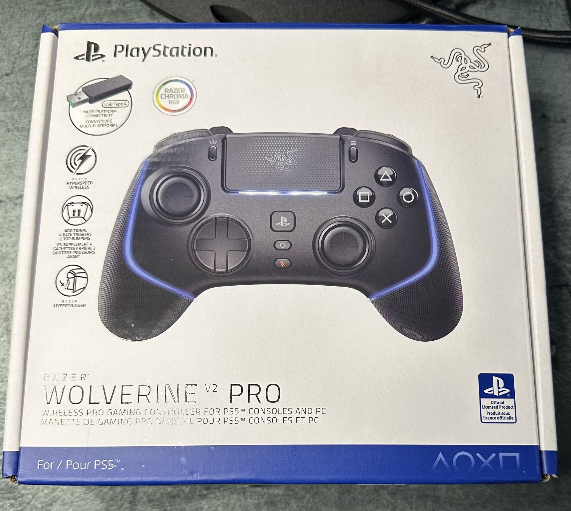 Razer Wolverine V2 Pro Controller PS5 & Pc for Sale in Chandler, AZ ...