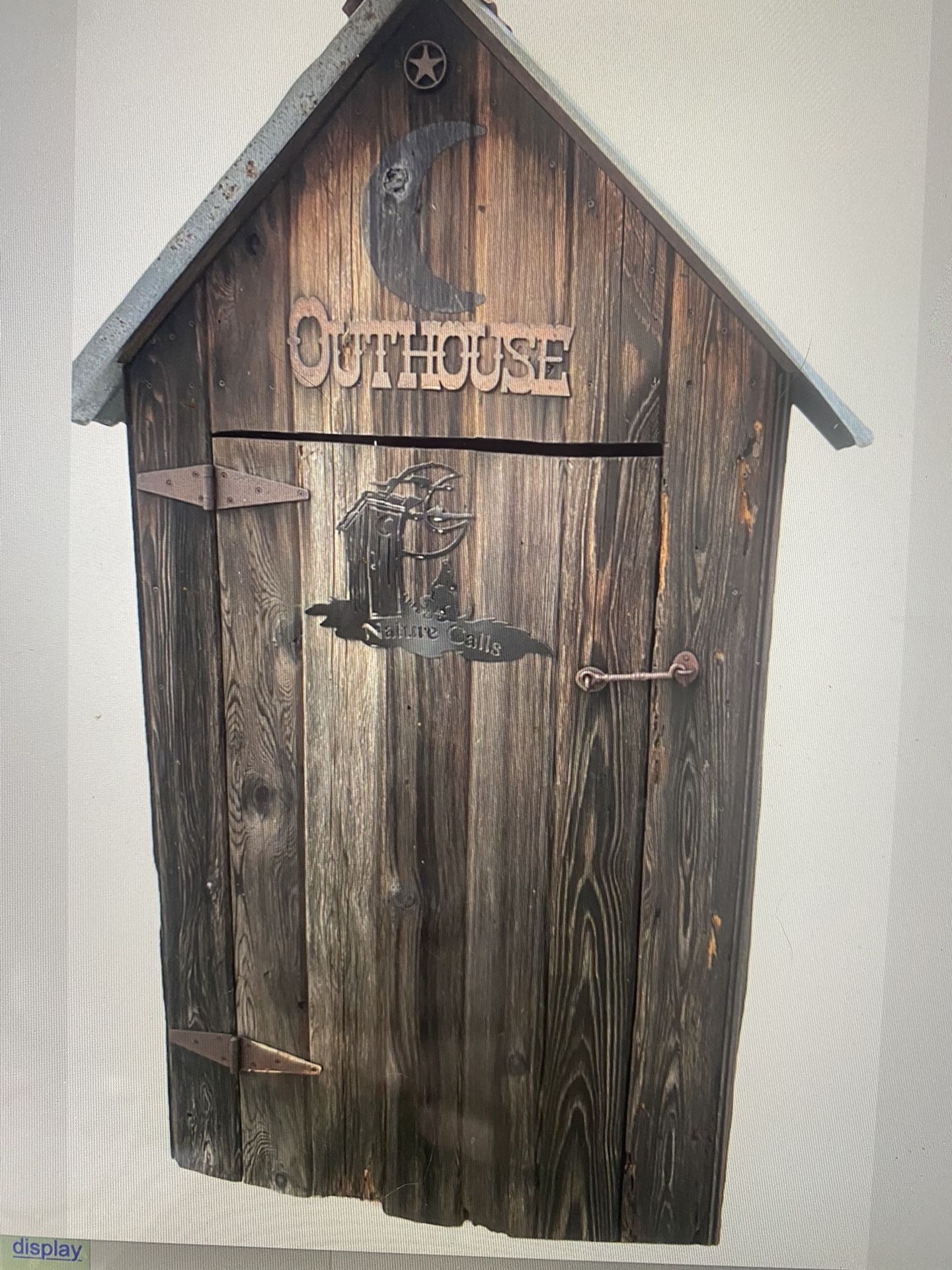 Cute Outhouse cottage wood tiny home Cowboy Shed kids playhouse for ...