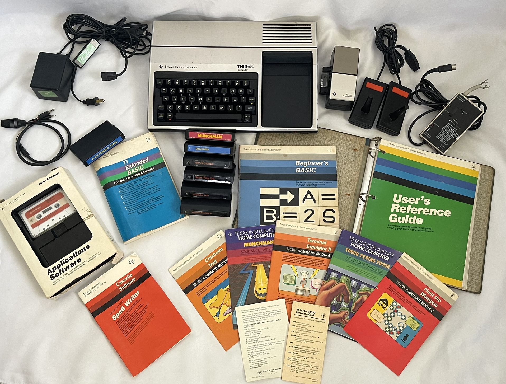 TI-99/4A Texas Instruments Home Computer Console System Bundle - Read ...